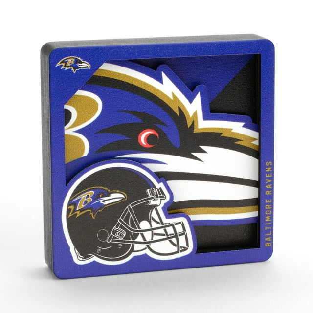 YouTheFan NFL Baltimore Ravens 3D Logo Series Magnet - Walmart.com