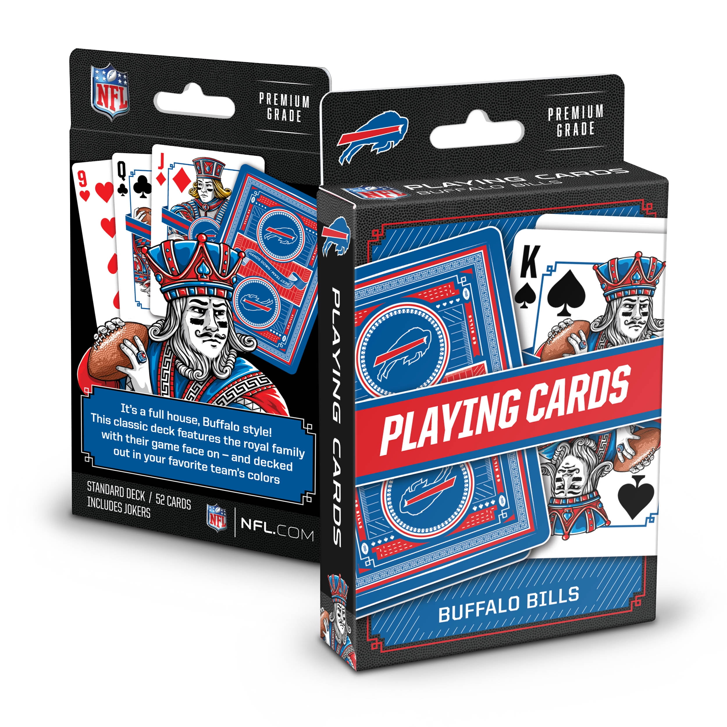 NFL Buffalo Bills Playing Cards - 52 Card Deck - Walmart.com