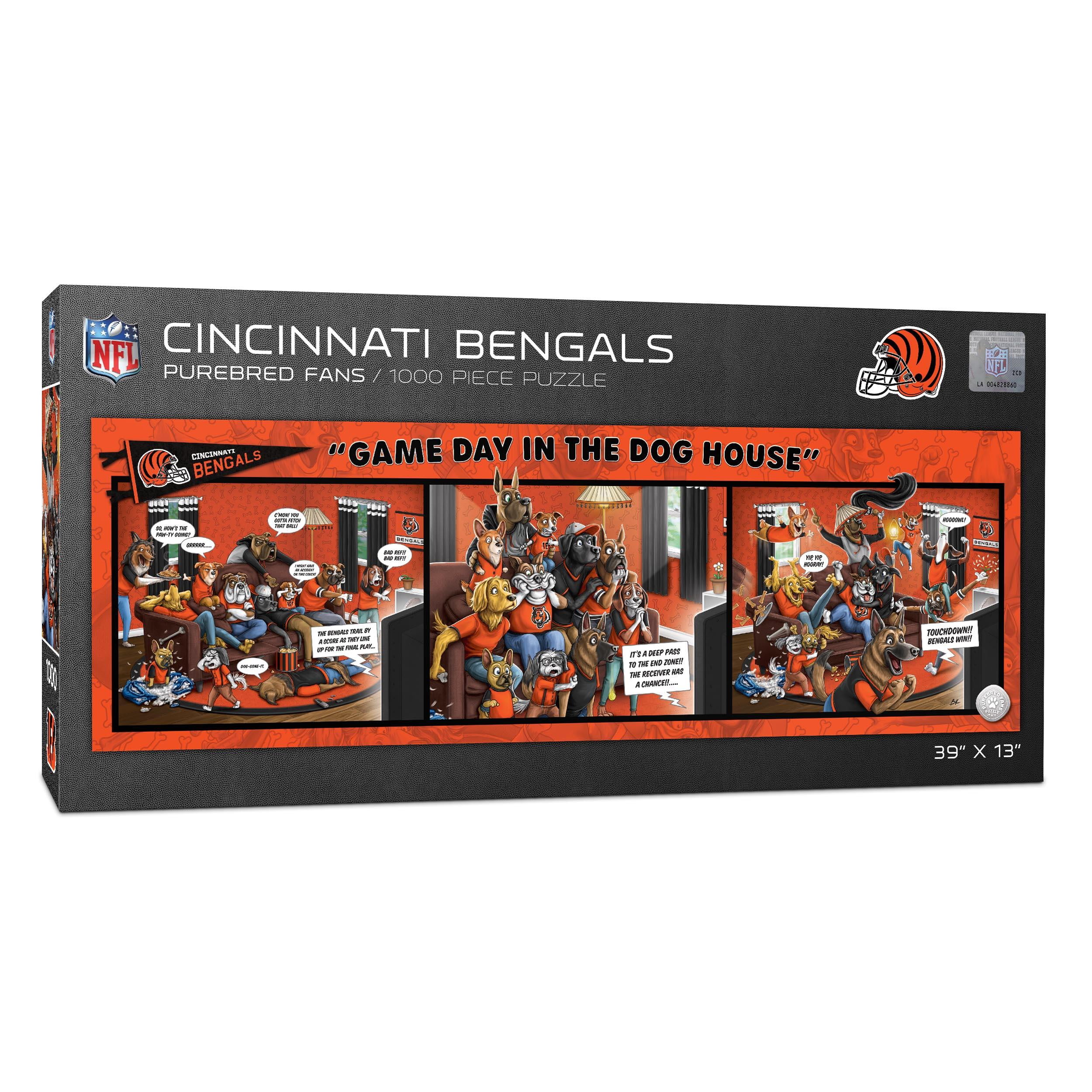 YouTheFan NFL Cincinnati Bengals Dog House 1000PC Puzzle - Walmart.com