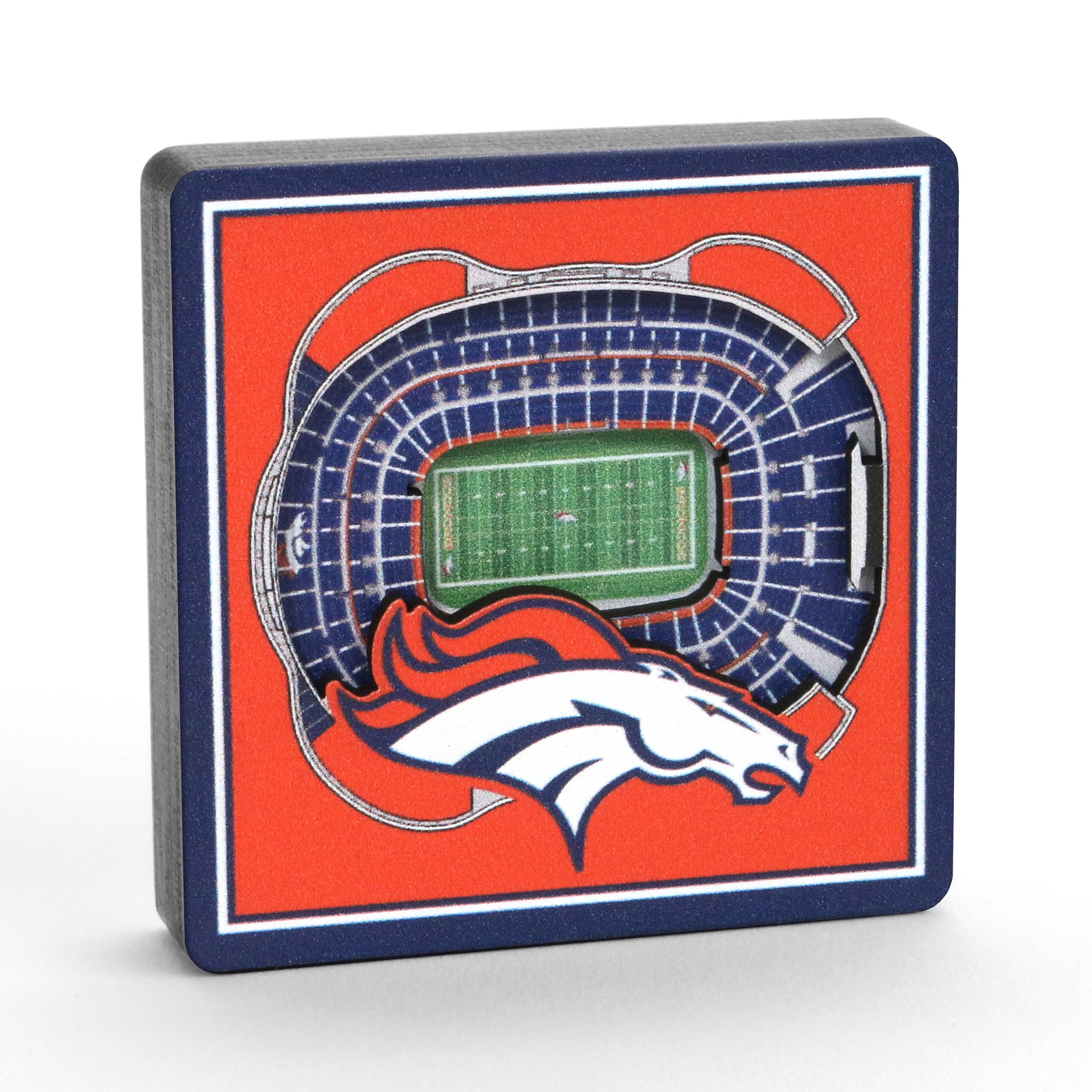 YouTheFan NFL Denver Broncos 3D StadiumView Magnet Detailed Replica for ...