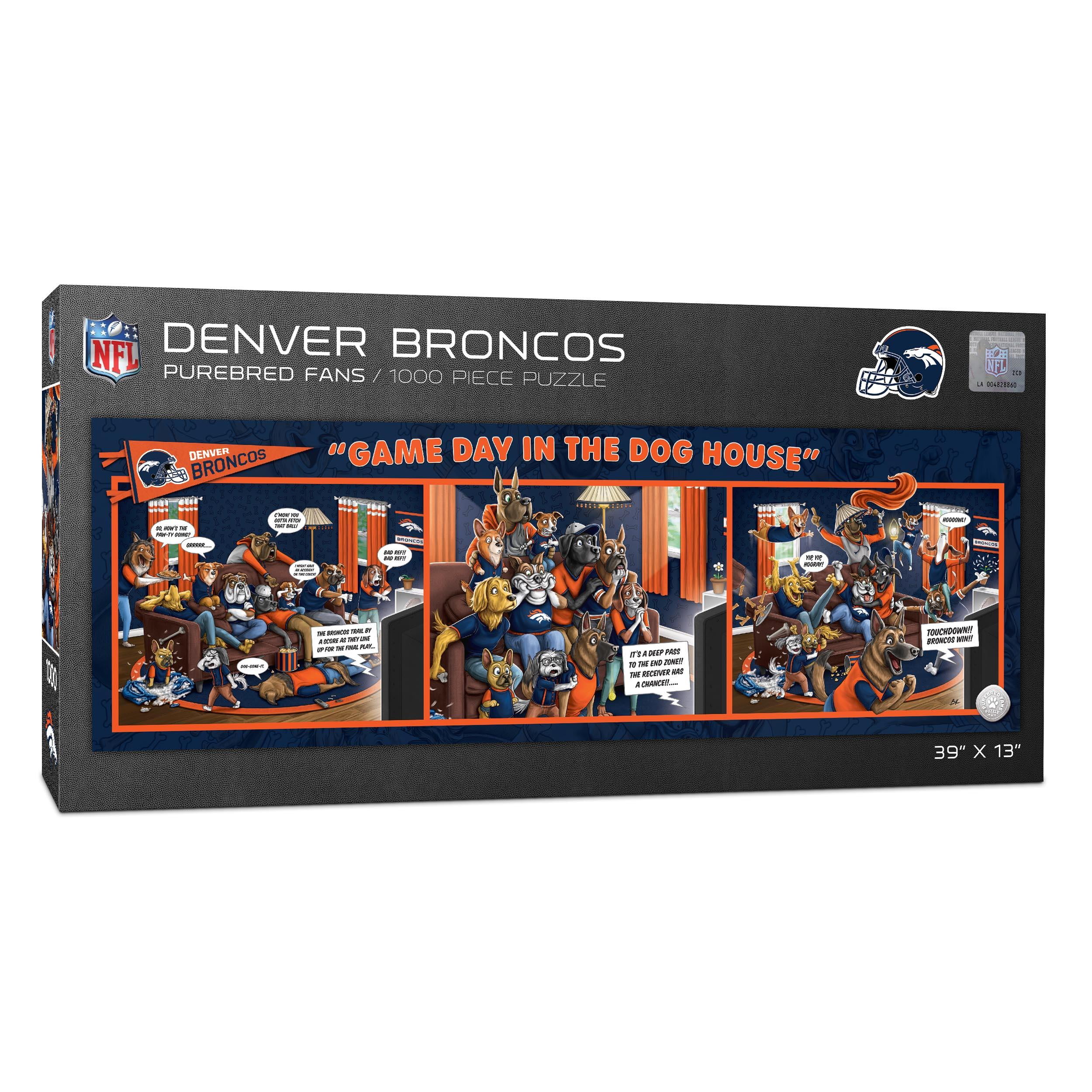 YouTheFan NFL Denver Broncos Purebred Fans Gameday in the Dog House ...