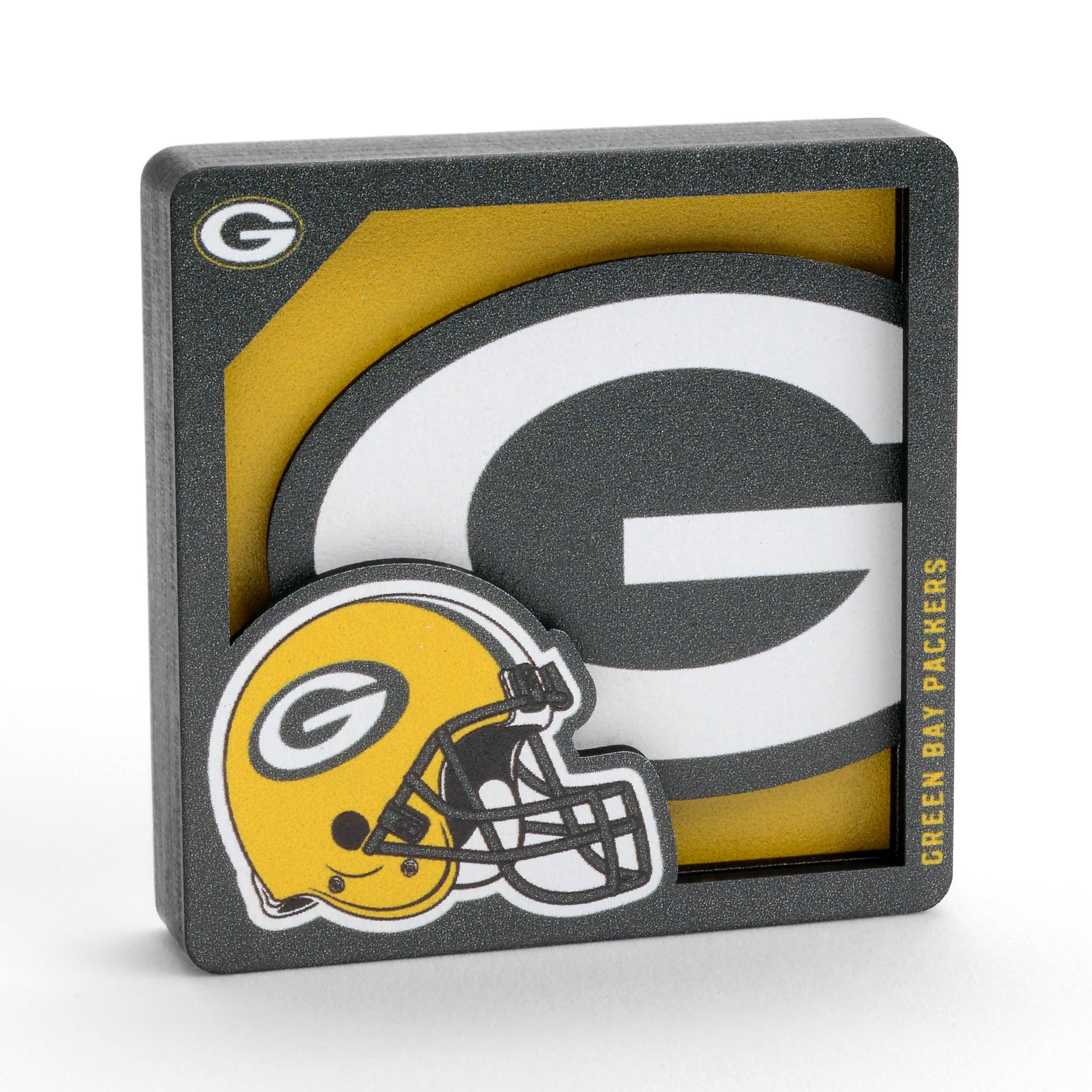NFL Green Bay Packers 3D Logo Magnet - Team Logo - Walmart.com