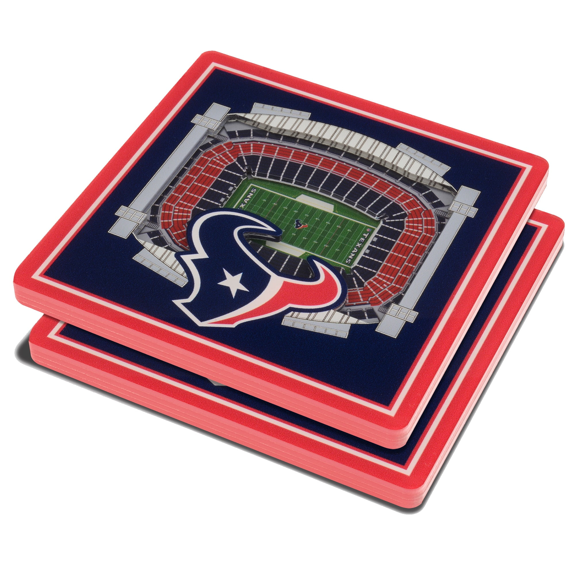 Blue Houston Texans 3D StadiumViews Coasters - Walmart.com