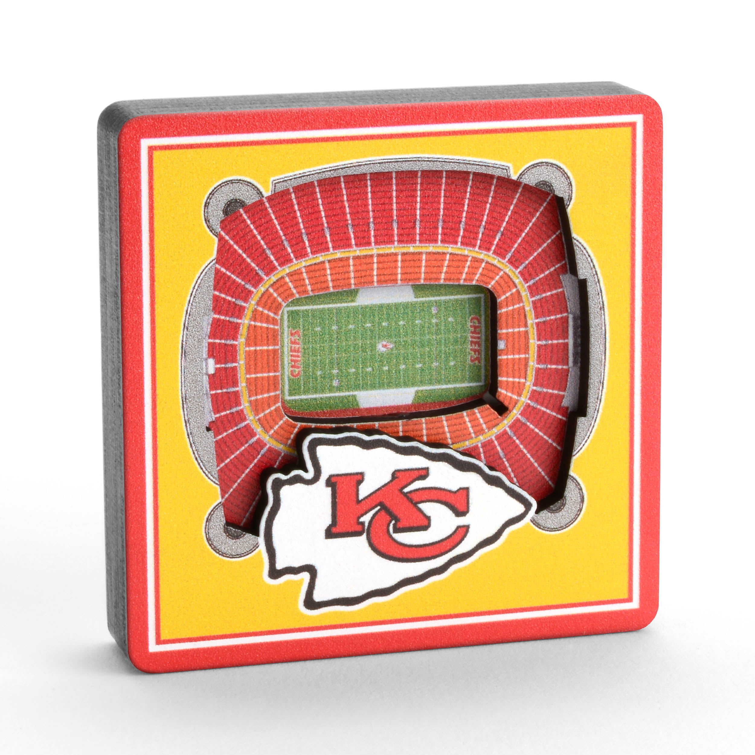 YouTheFan Kansas City Chiefs 3D StadiumView Magnet Replica - Walmart.com