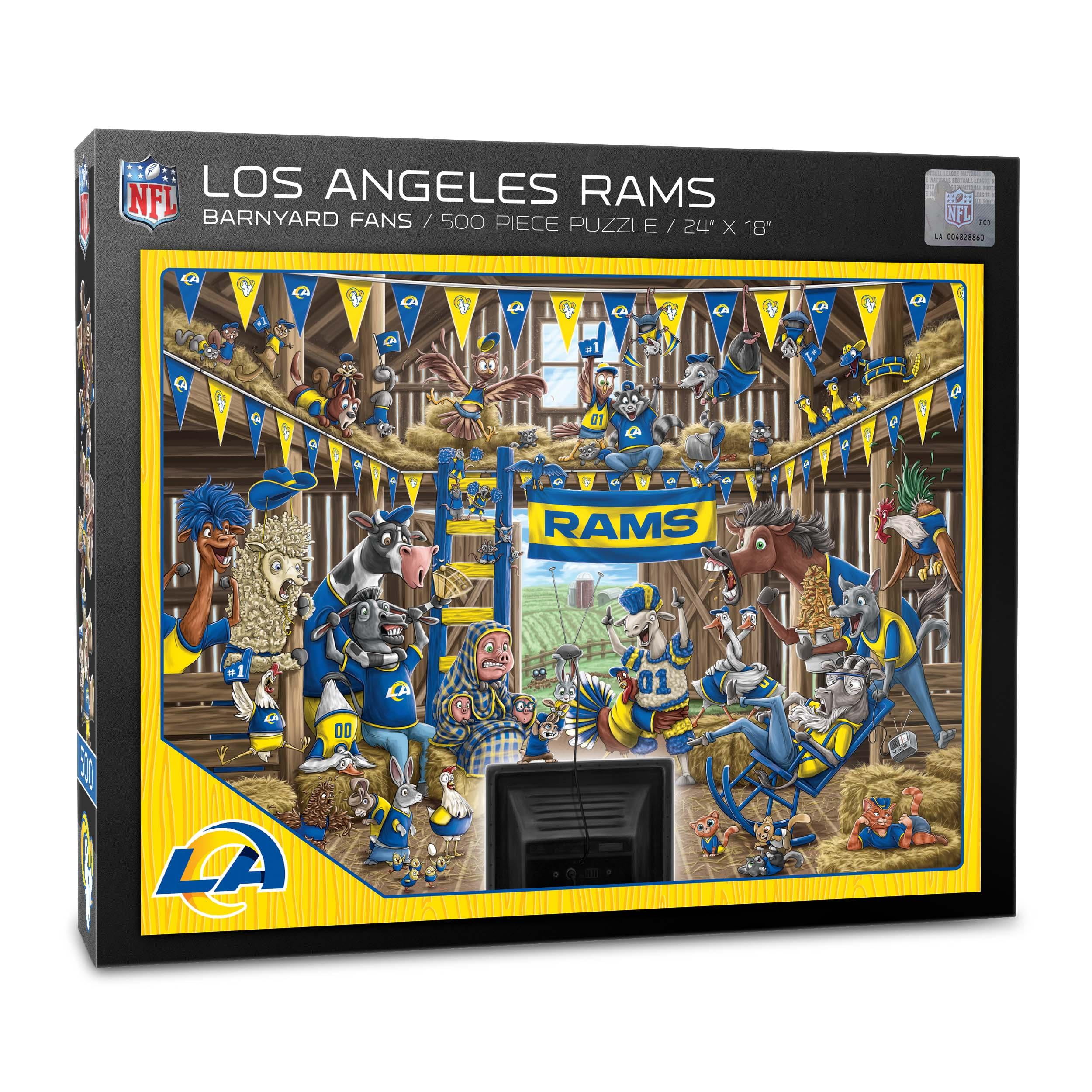 YouTheFan NFL Los Angeles Rams Barnyard Fans Puzzle - 500 Piece ...