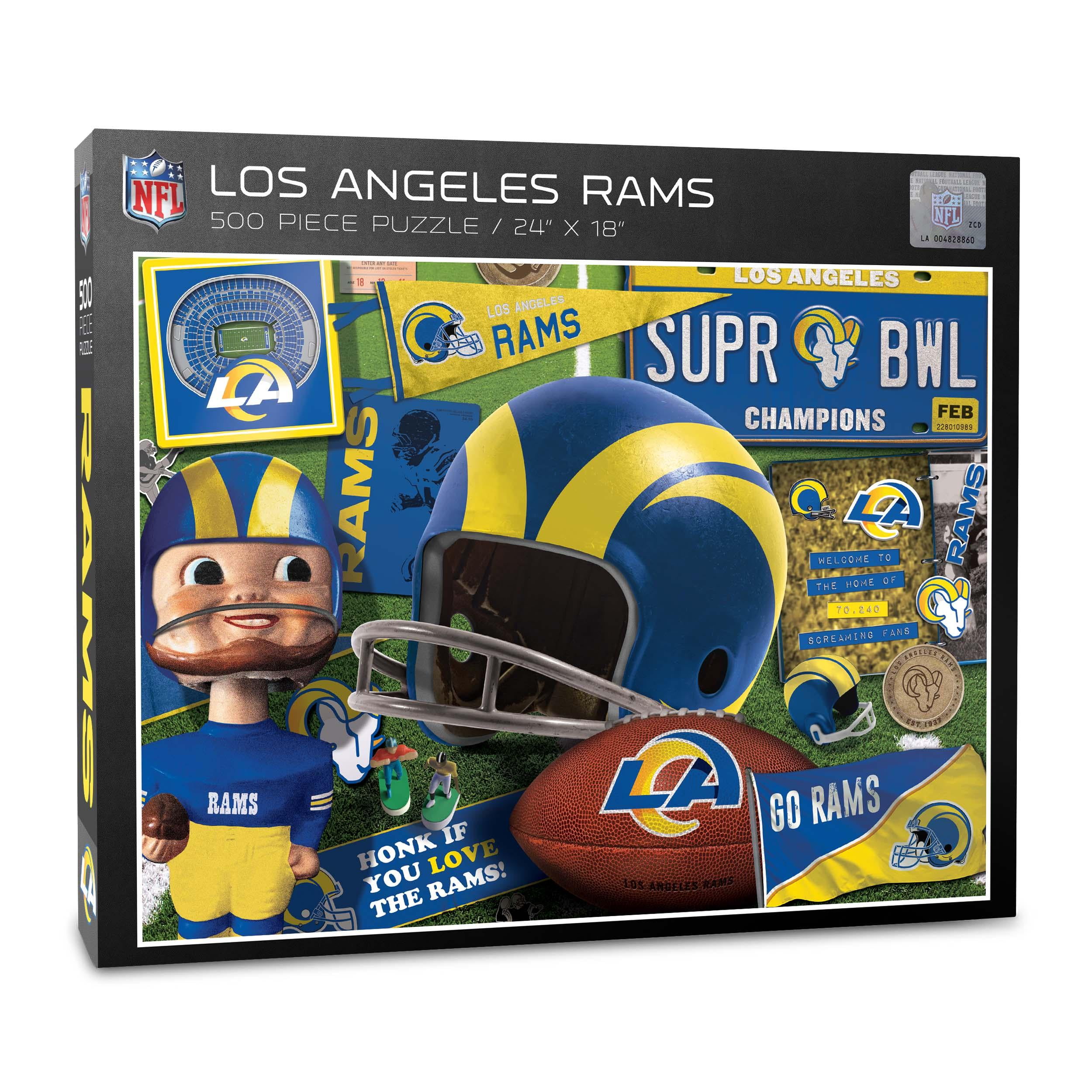 YouTheFan NFL Los Angeles Rams Retro Series Puzzle – 500 PC - Walmart.com