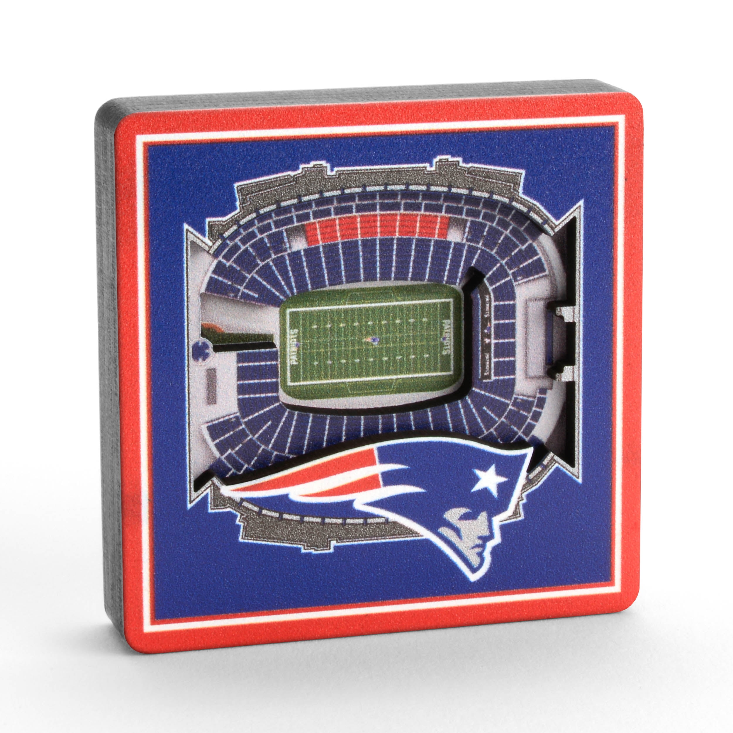 YouTheFan NFL New England Patriots 3D StadiumView Magnet - Walmart.com