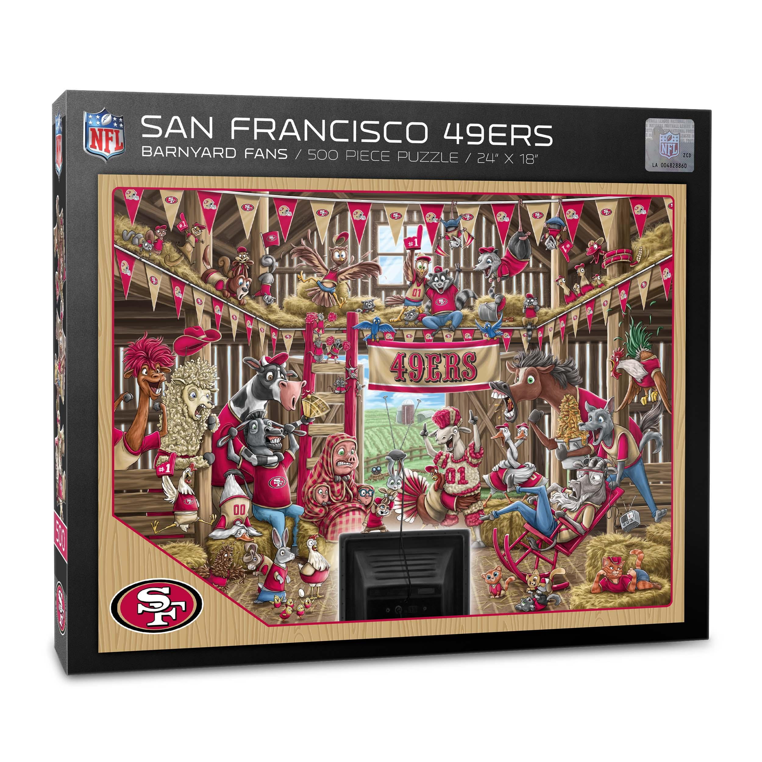 YouTheFan NFL San Francisco 49ers Barnyard Fans Puzzle - 500 Piece ...