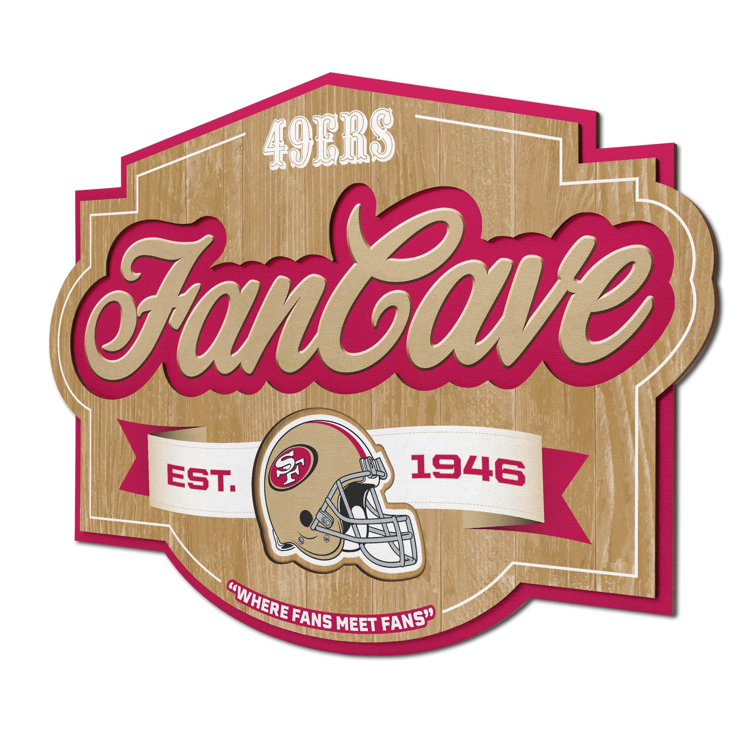 YouTheFan NFL San Francisco 49ers Fan Cave Sign - Walmart.com