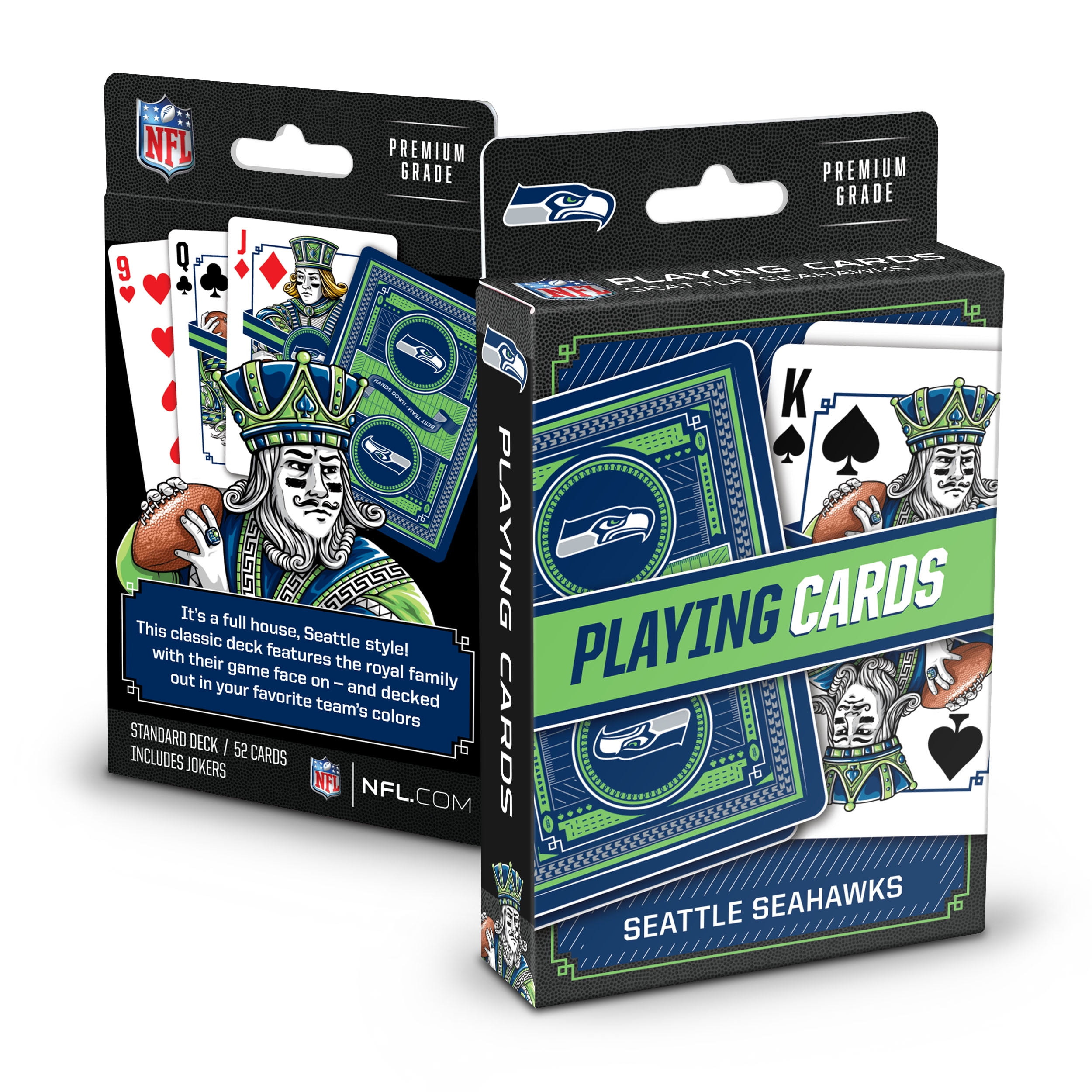 Seattle Seahawks NFL Classic Series Deck of Playing Cards with Custom ...