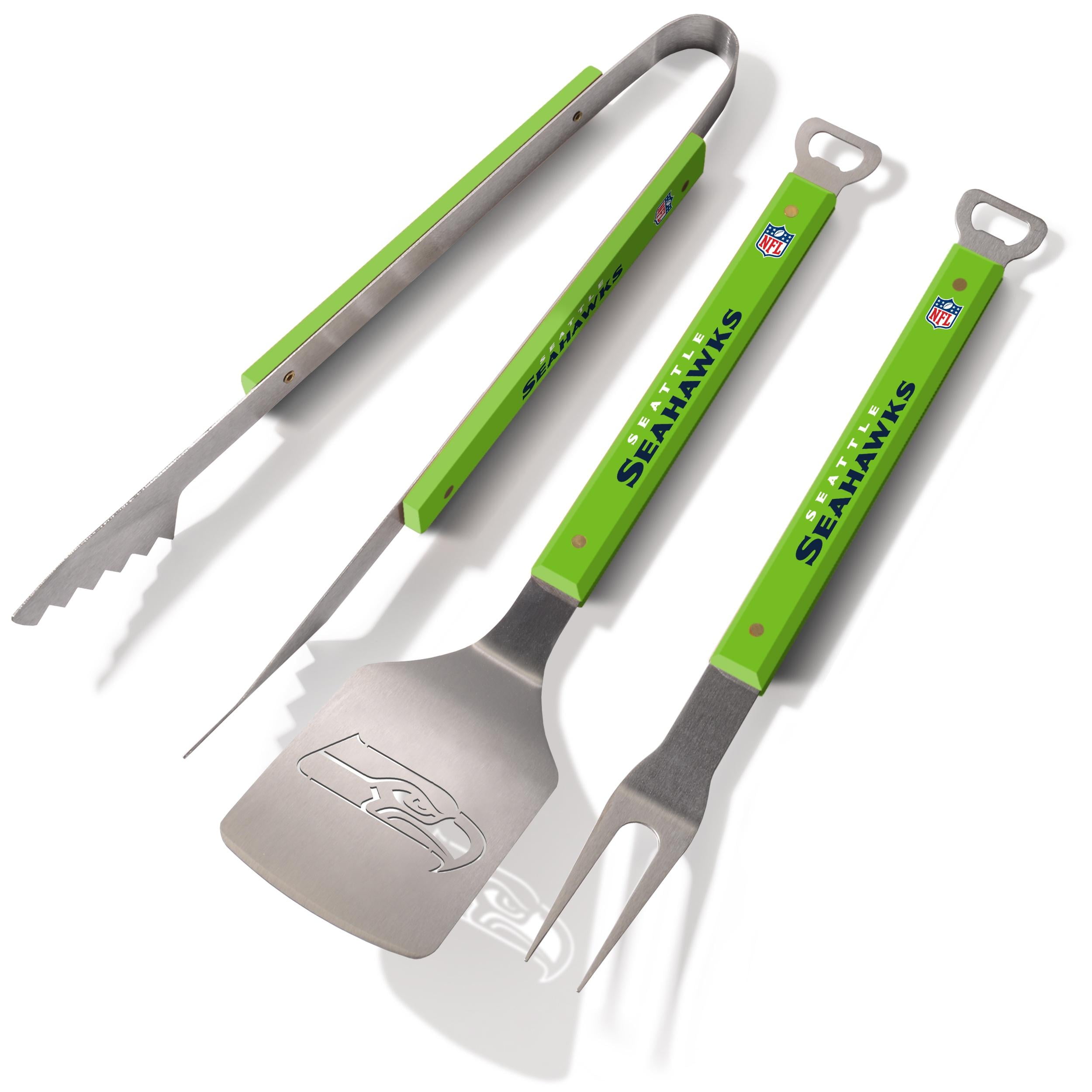 YouTheFan NFL Seattle Seahawks Spirit Series 3pc BBQ Set - Walmart.com