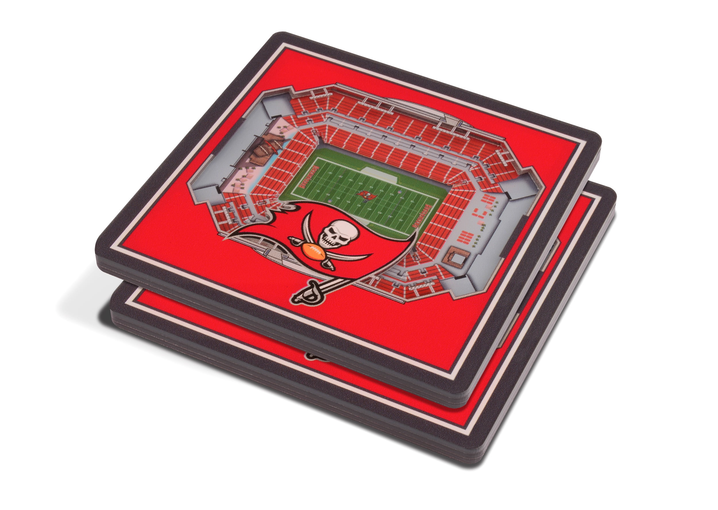 YouTheFan NFL Tampa Bay Buccaneers 3D StadiumView Coasters - Walmart.com