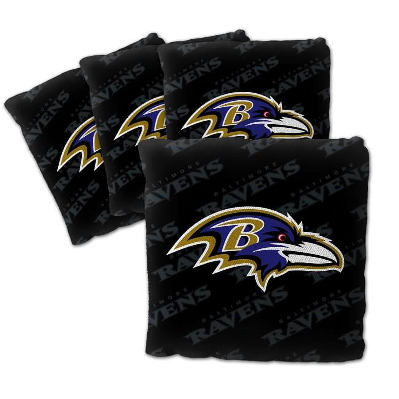 NFL Baltimore Ravens Cornhole Bags - 4PK - Black - Walmart.com