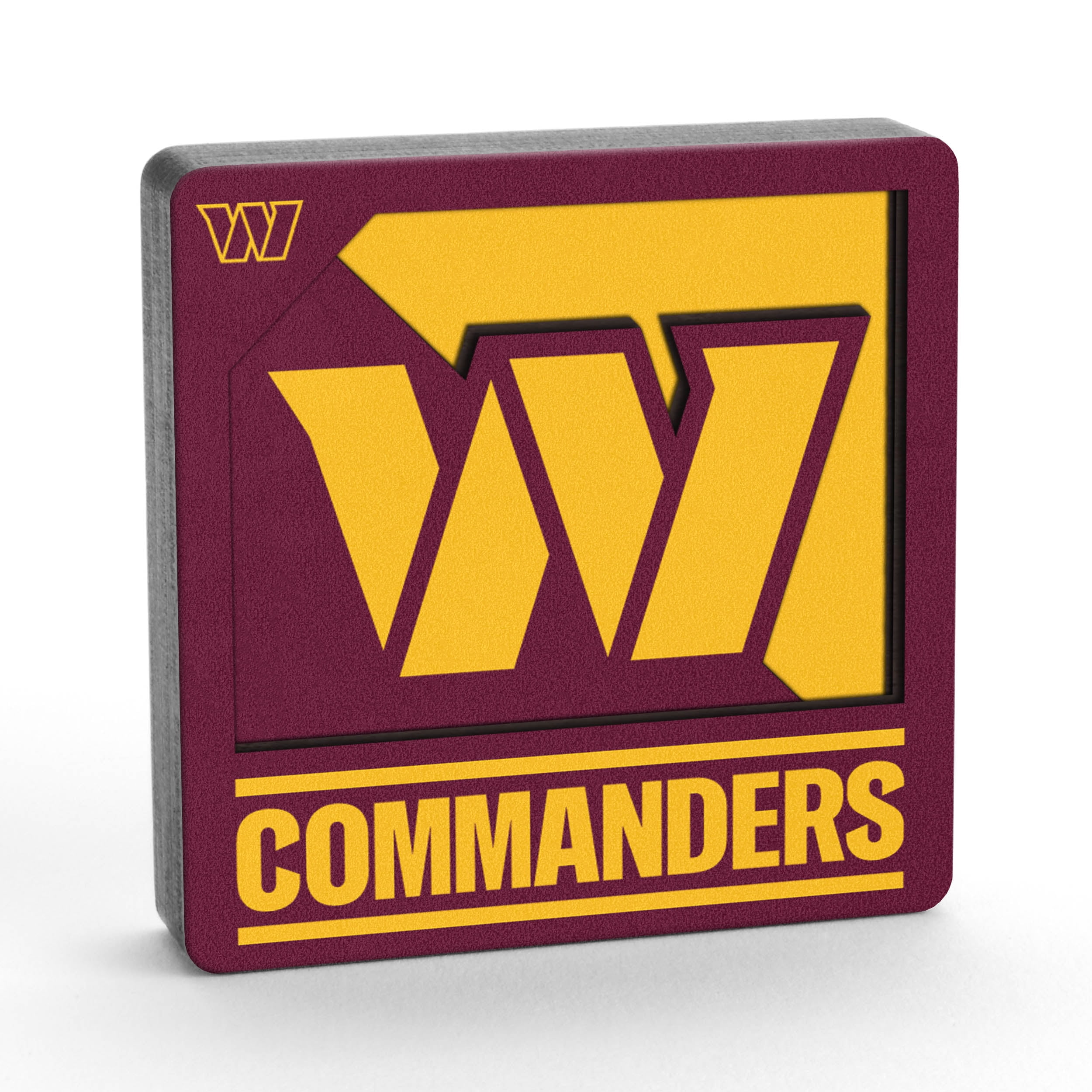 YouTheFan NFL Washington Commanders 3D Logo Magnet Replica for Fridge ...