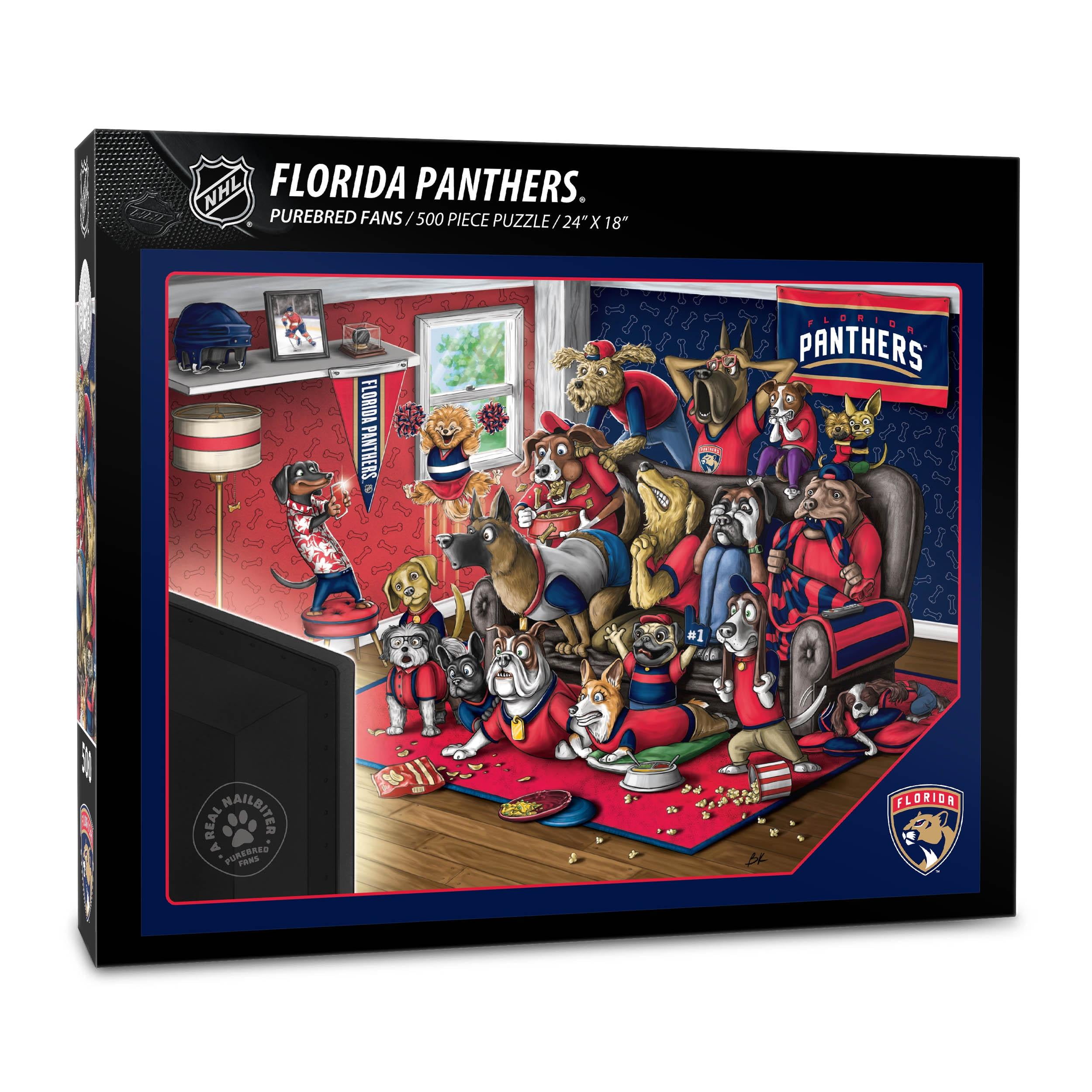 Florida Panthers Nailbiter Puzzle - 500 PC - Sport Dogs Fans - Walmart.com