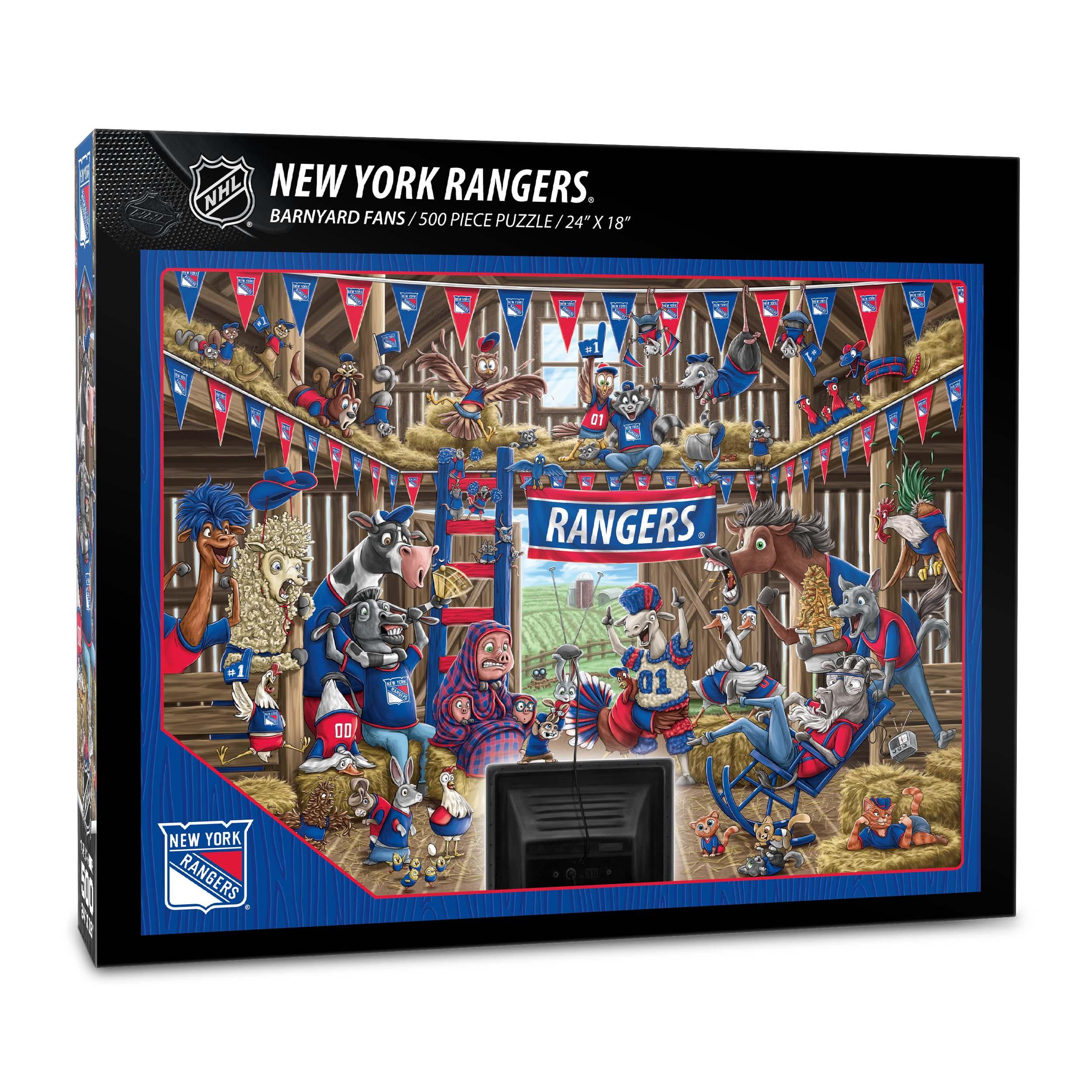 NHL New York Rangers Fans Puzzle - 500 Piece - Walmart.com