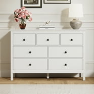 ACCOHOHO 6 Drawer Dresser for Bedroom, Farmhouse 46" High Wooden ...