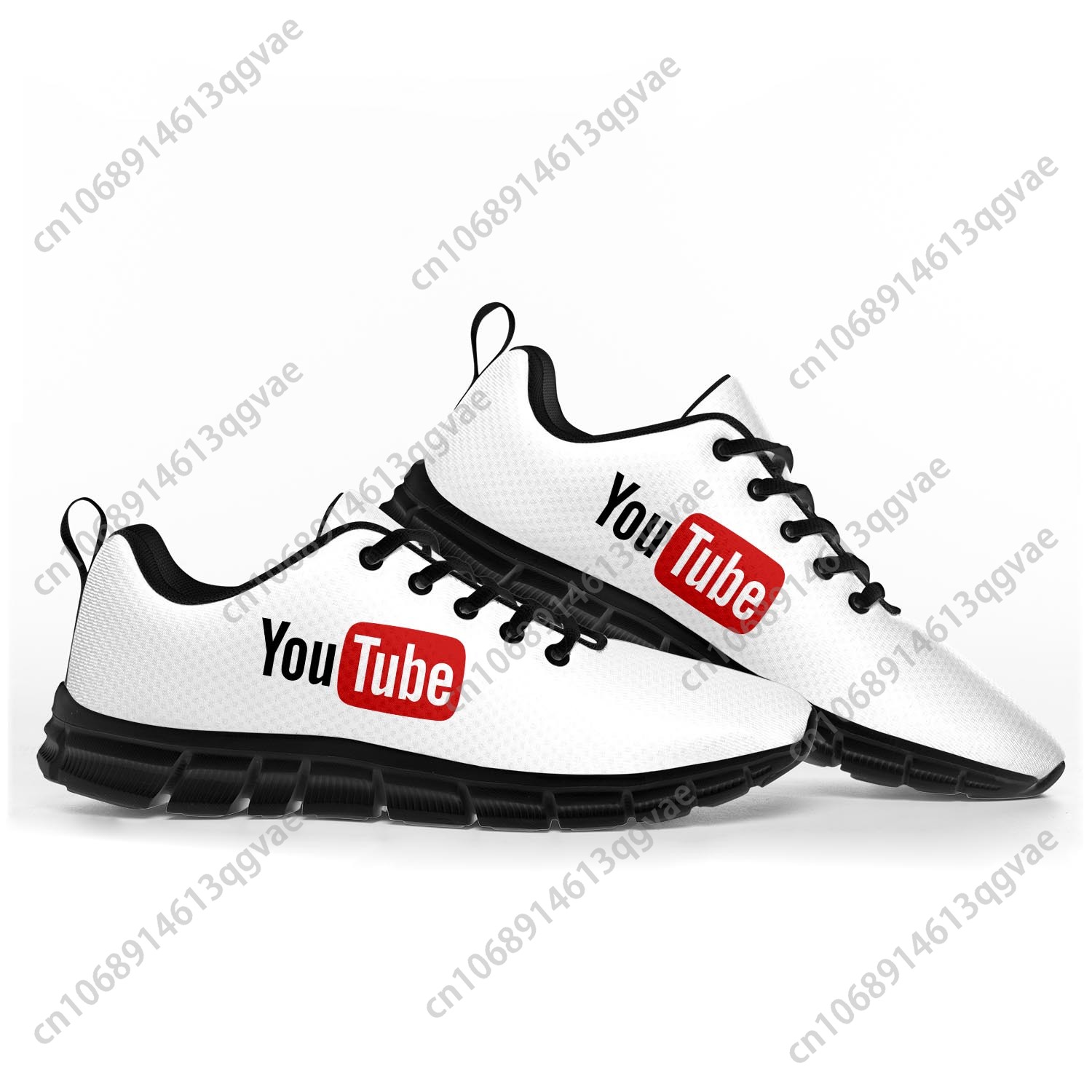 YouTube Logo Sports Shoes Mens Womens Teenager Kids Children Customized ...