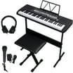 SUGIFT 61 Key Portable Electric Piano Keyboard with Microphone ...
