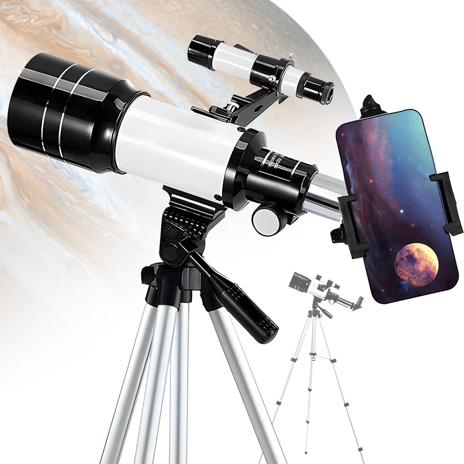 Distinctive Brass Wood Telescope - Walmart.com