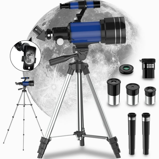 YouYeap Telescopes for Kids and Beginners 70mm Aperture 300mm Telescope ...