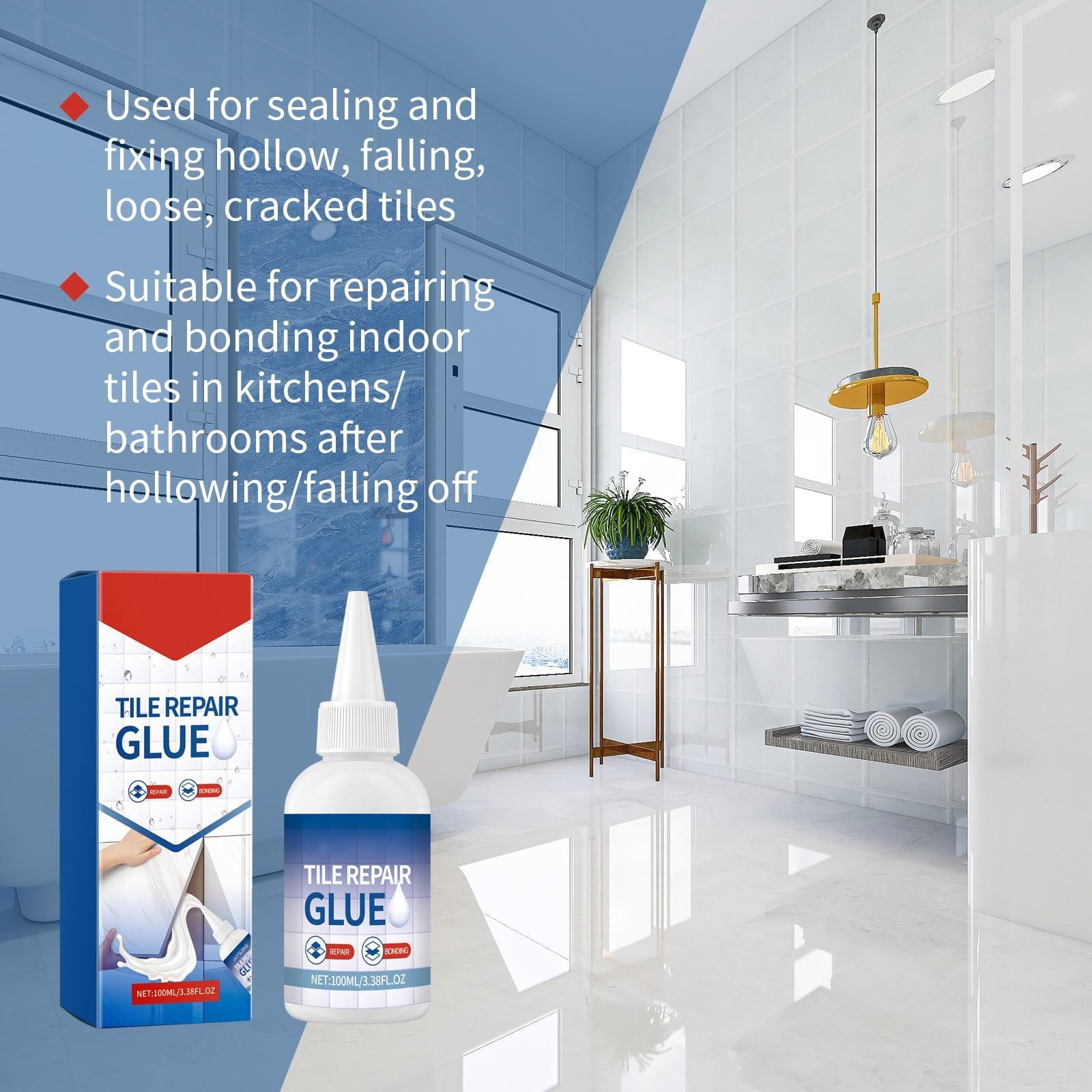 Youdaoplaceholder0 Tile Repair Glue 100Ml|Tile Glue Tile Adhesive Tile ...