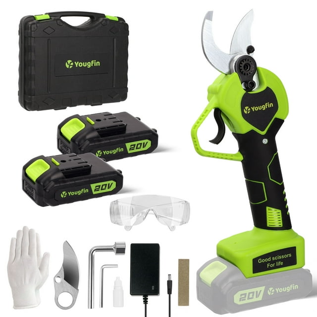 Yougfin Electric Pruning Shears for Gardening, Brushless Cordless Pruner Shear - Walmart.com