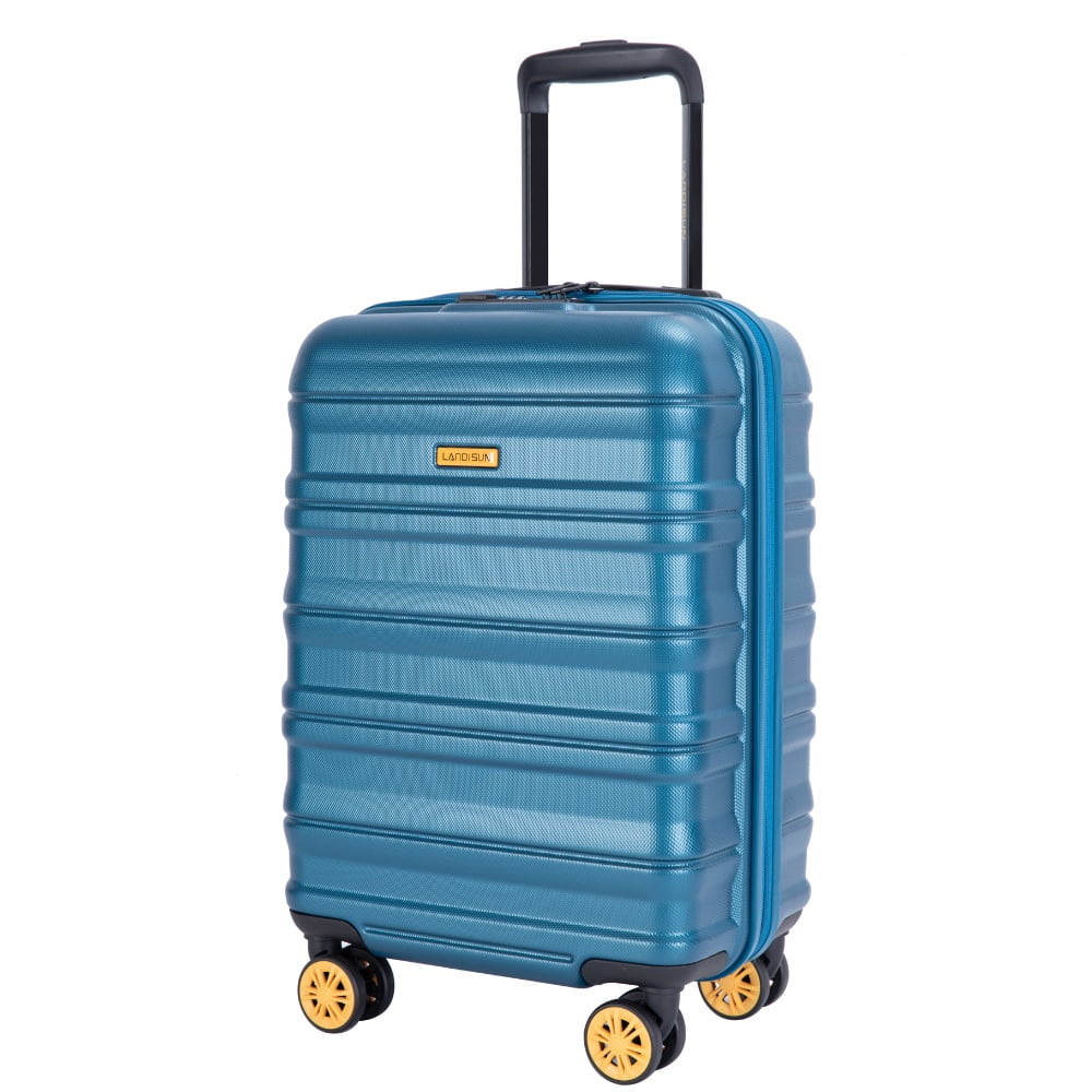 Yougu 18.5-Inch Adult Spinner Rolling Luggage,Blue - Walmart.com