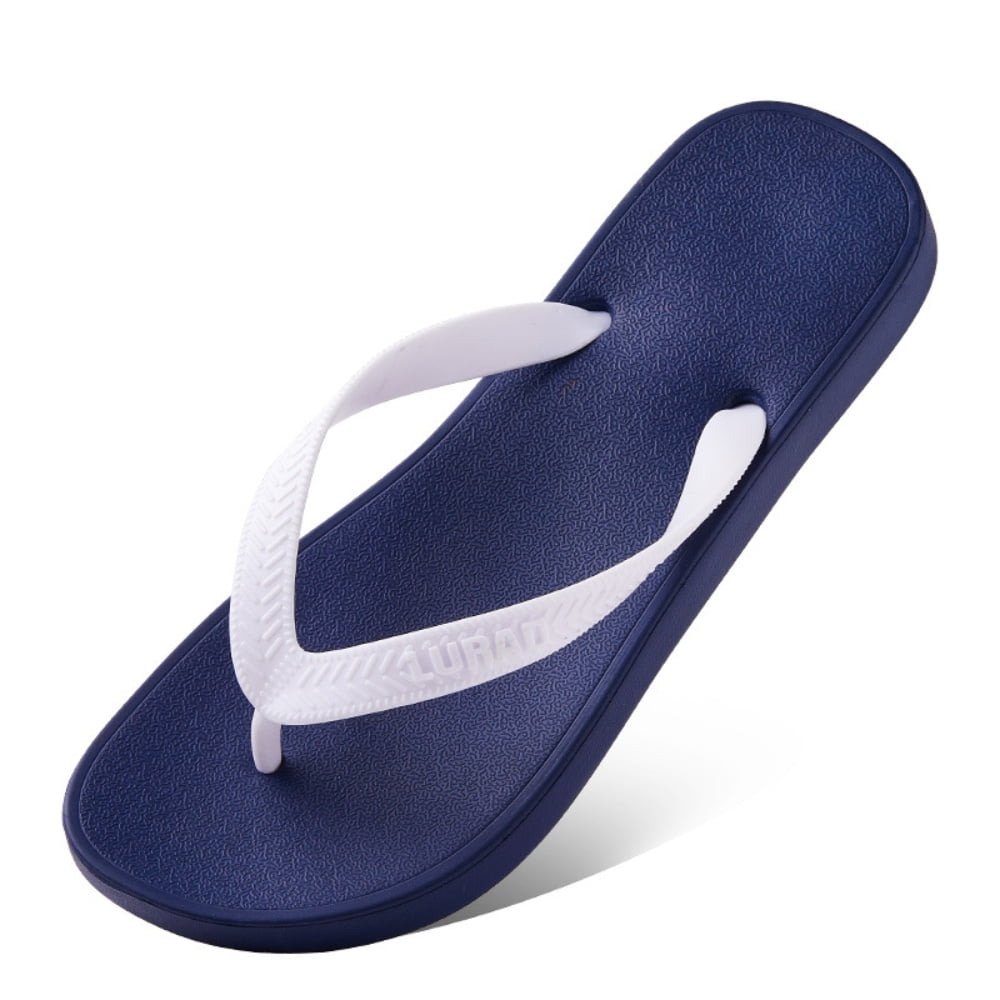 Yougu Flip Flop Sandals for Men - Slip Resistant,Blue US 13-14 ...