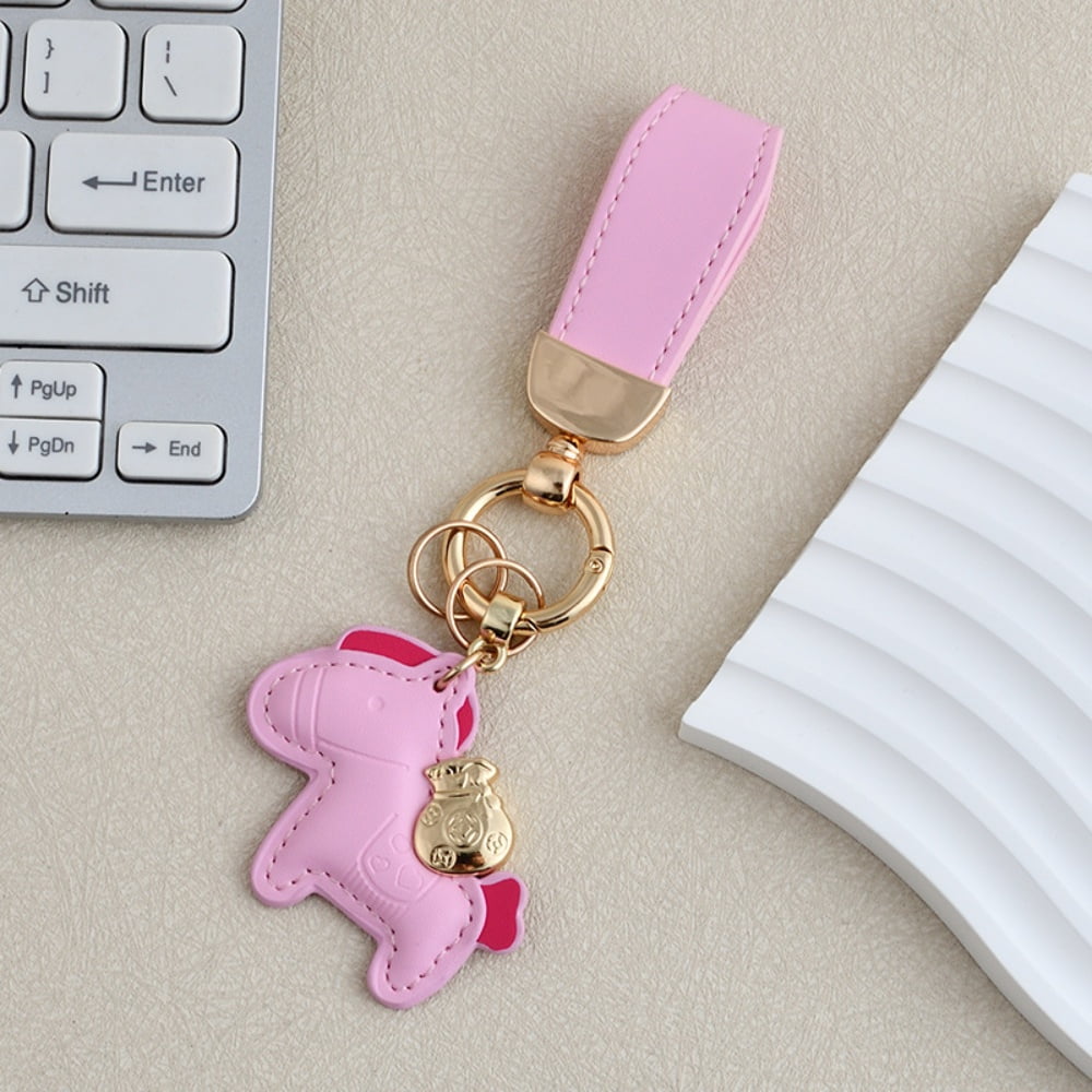 Yougu Pony Pendant Decorative Key Chain,Pink - Walmart.com