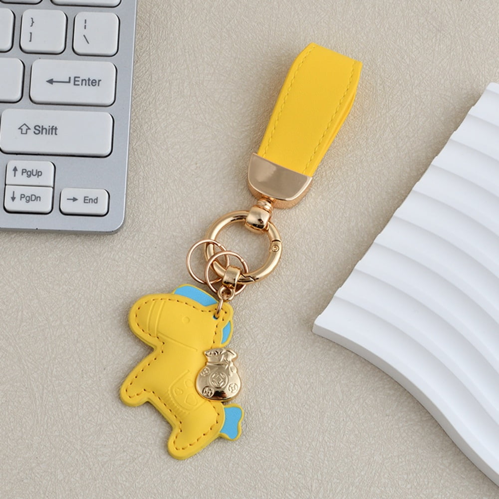 Yougu Pony Pendant Decorative Key Chain, Yellow - Walmart.com