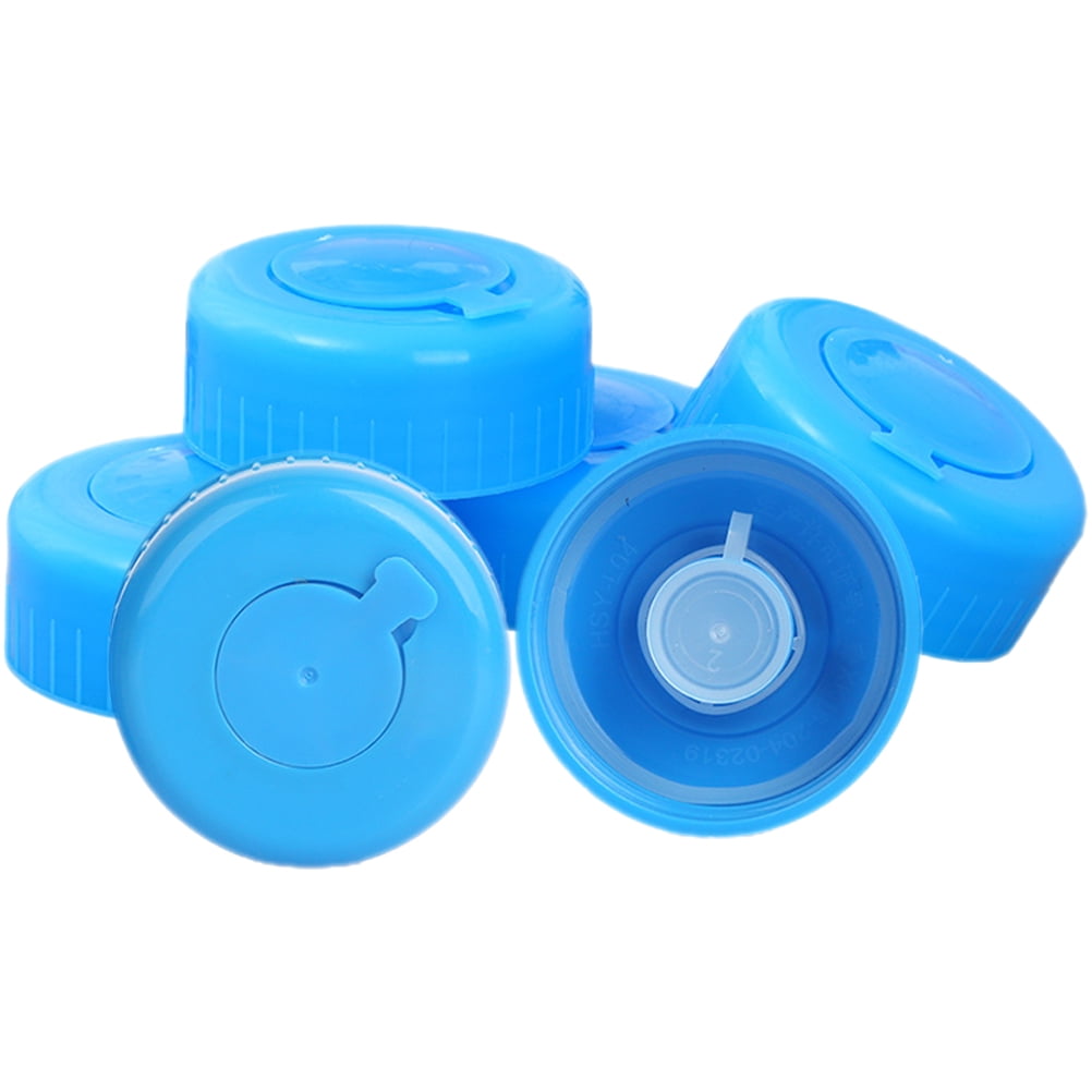 Youliang 6pcs Non-Spill Water Jug Caps for Gallon Bottles - Blue ...