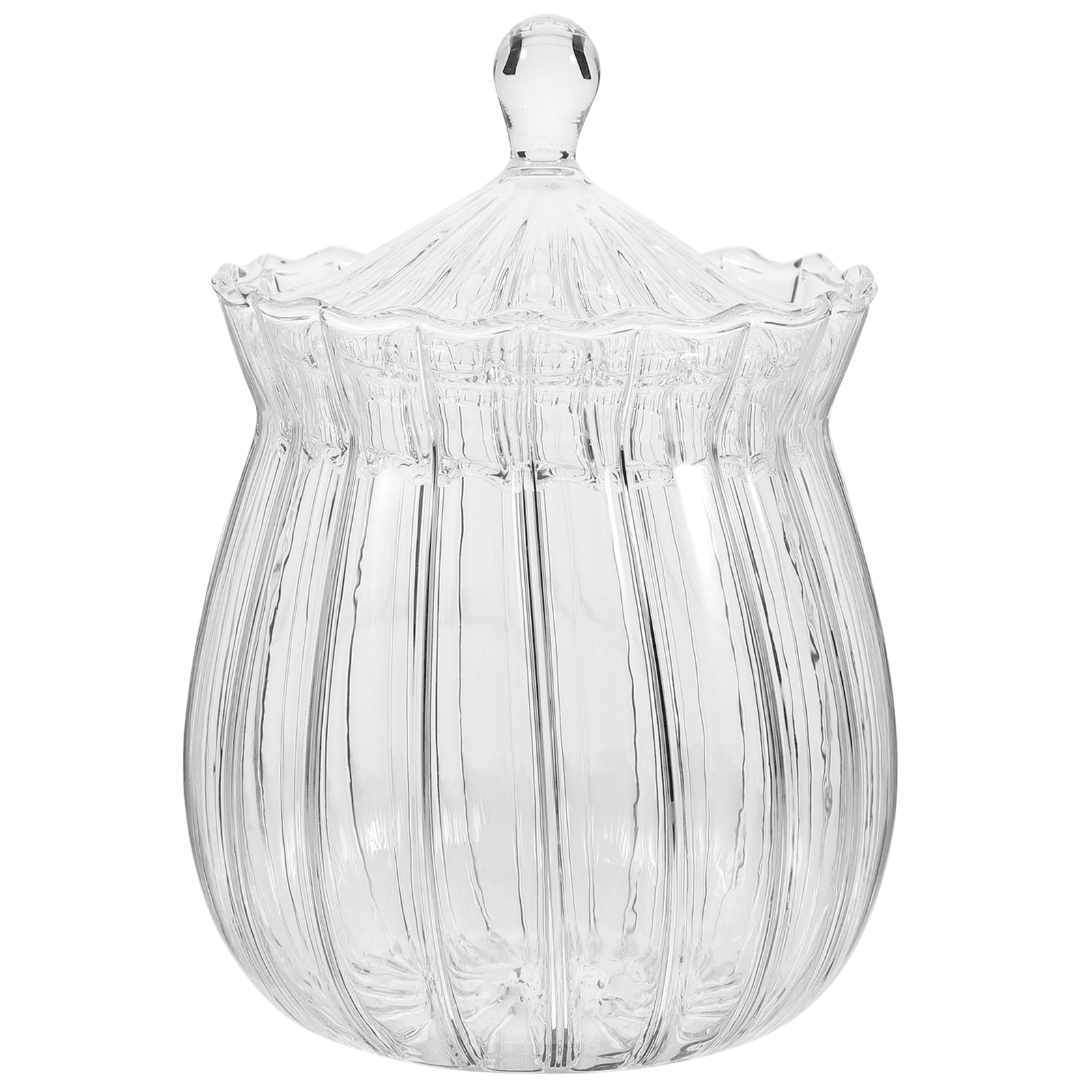 Youliang Crystal Candy Dish with Lid for Home Office Desk - Walmart.com