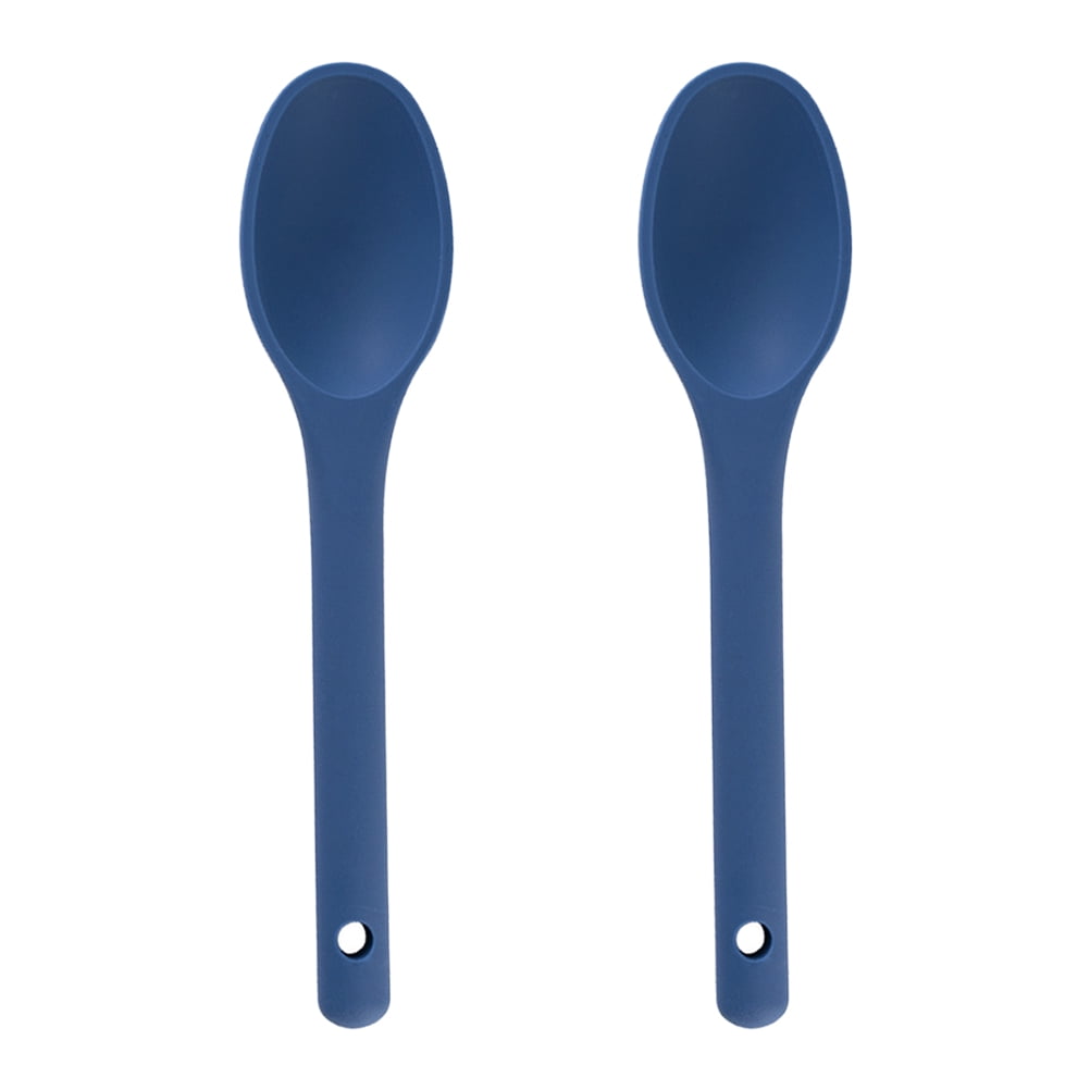 Youliang Silicone Mixing Spoon Heat Resistant: 2Pcs Short Handle ...