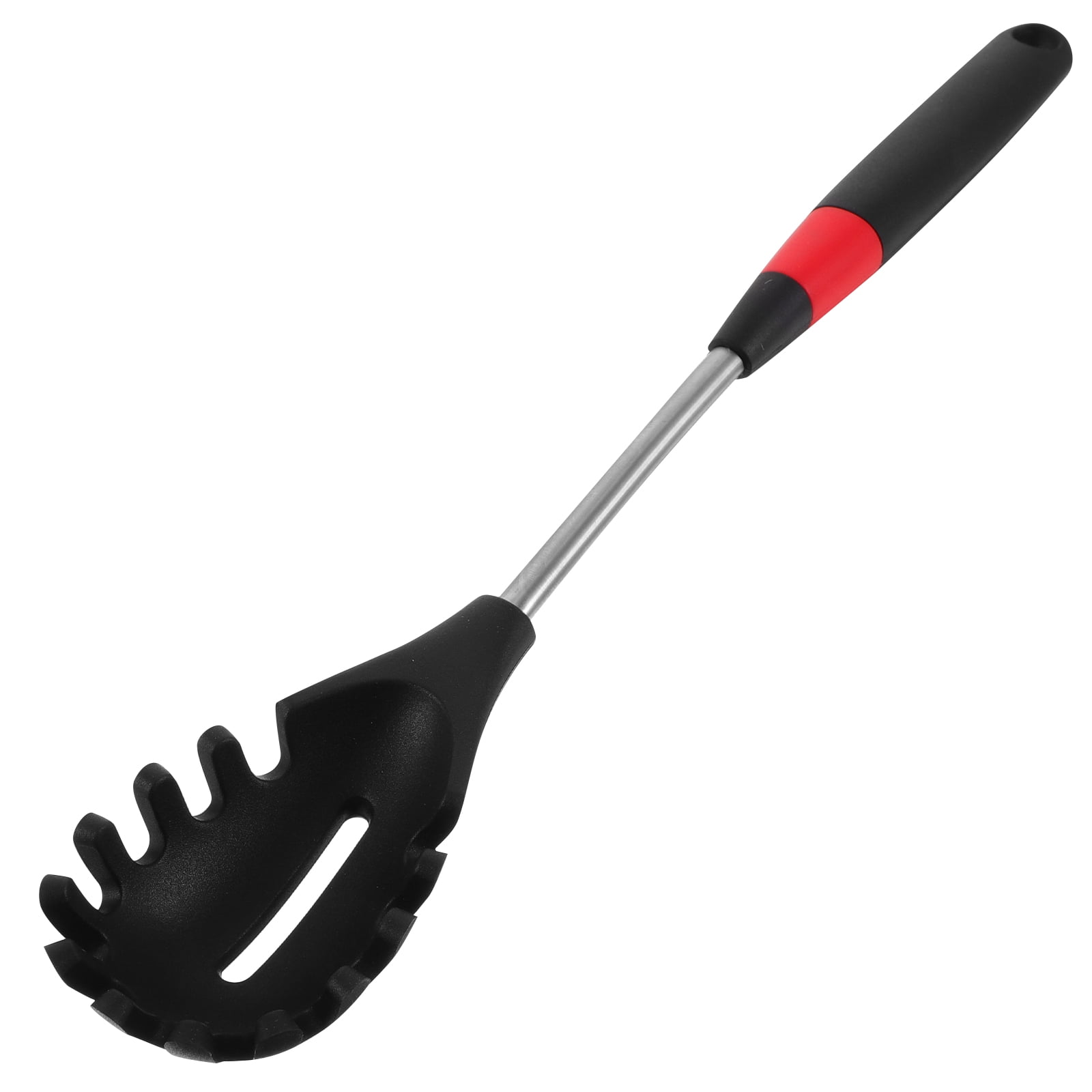 Youliang Silicone Spaghetti Noodle Fork Strainer Ladle with Metal ...