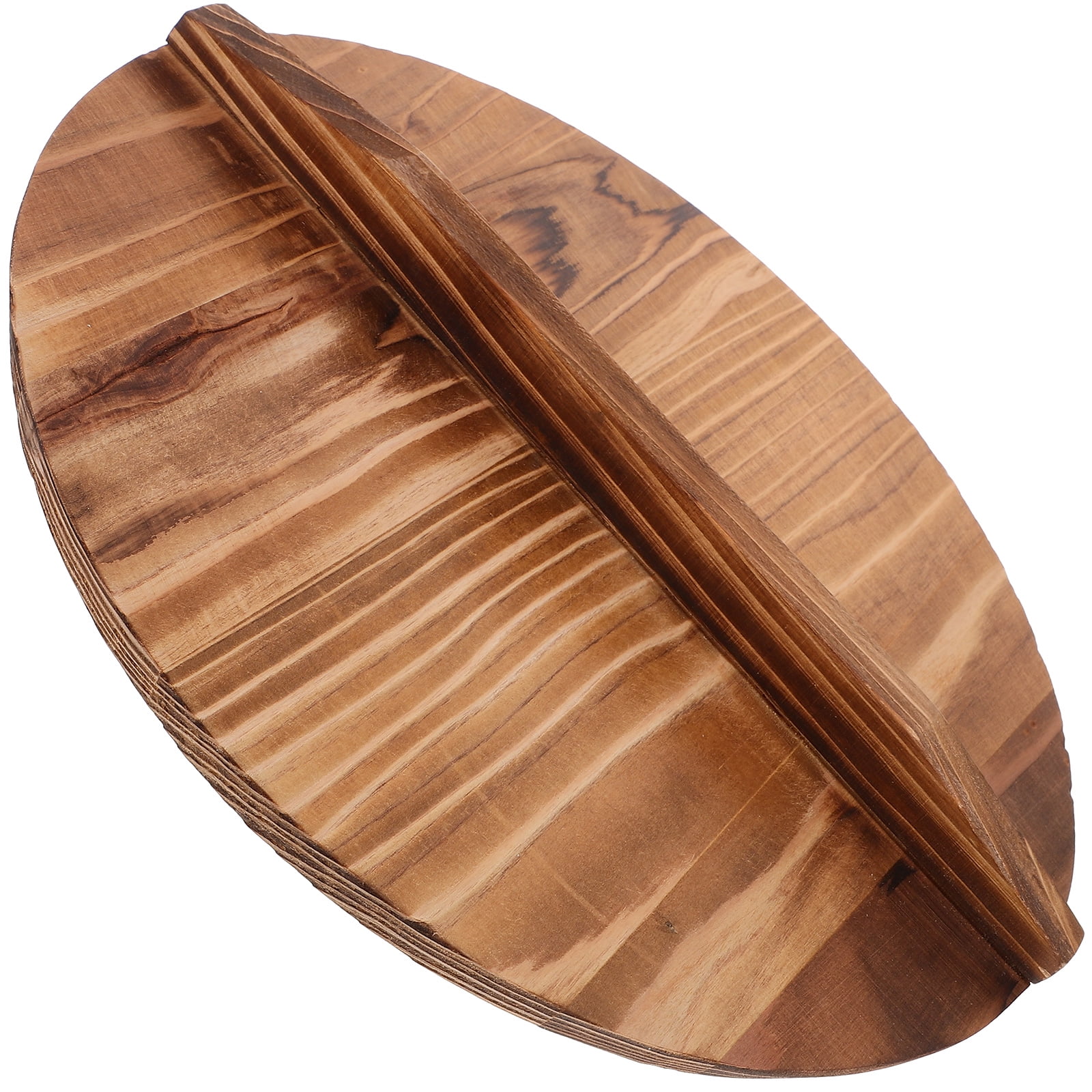 Youliang Wooden Wok Lid Cover for Electric, Induction, and Gas Stoves ...