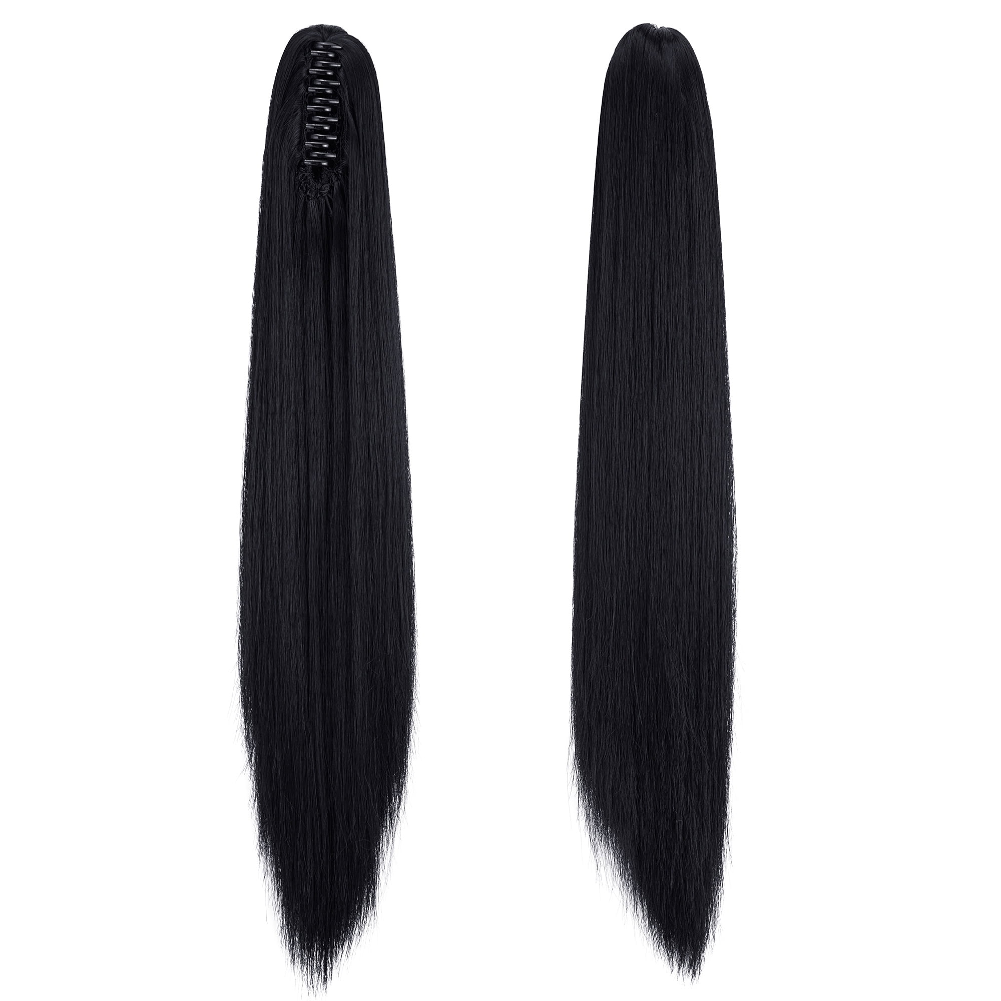Youloveit Black Ponytail Hair Extensions Claw Ponytail Extensions Hair ...