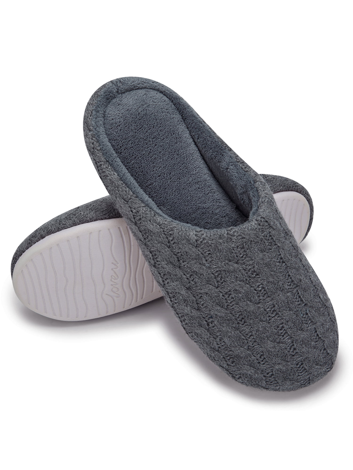 Youloveit Mens Slide Slippers, Cozy Memory Foam Slippers for Men ...