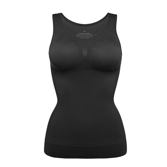 Youloveit Seamless Compression Abdomen Control Vest Upper Body Shaper ...