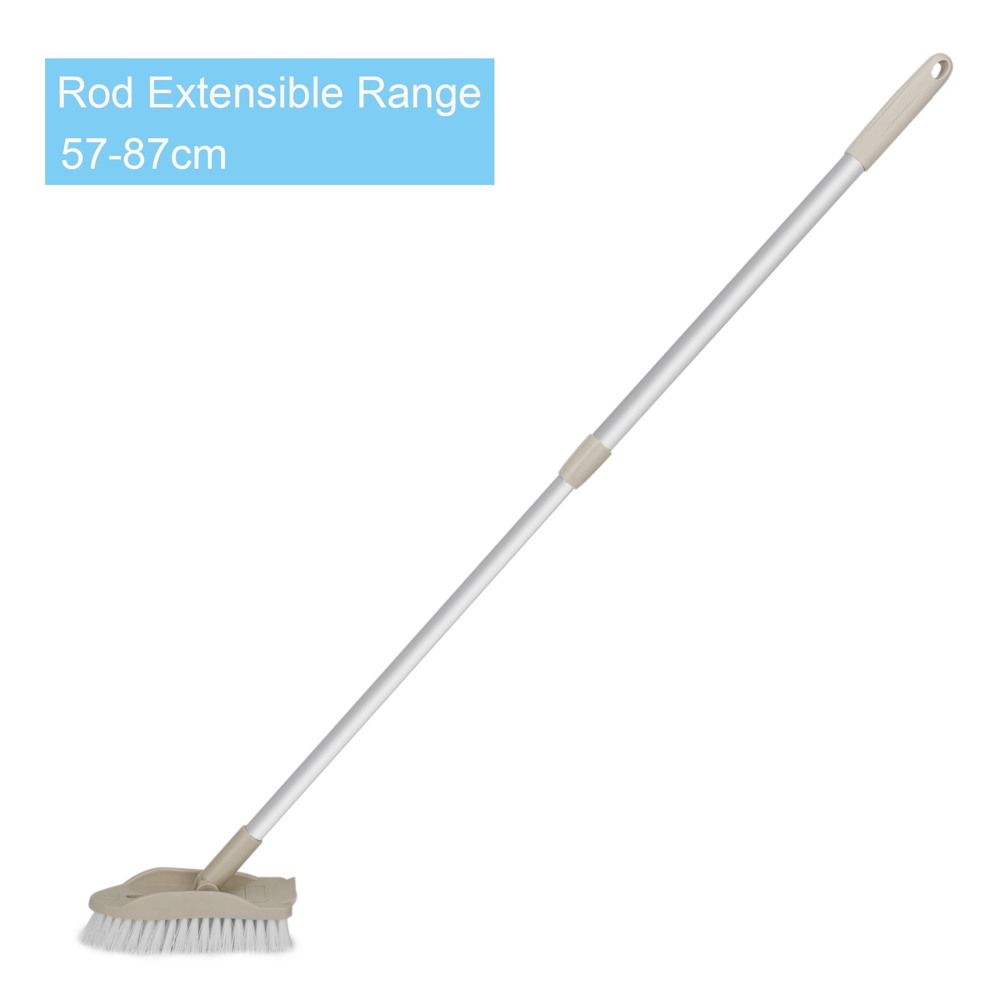 Youloveit Upgraded Scrub Brush with Long Handle Swivelled,Fixed Stiff ...