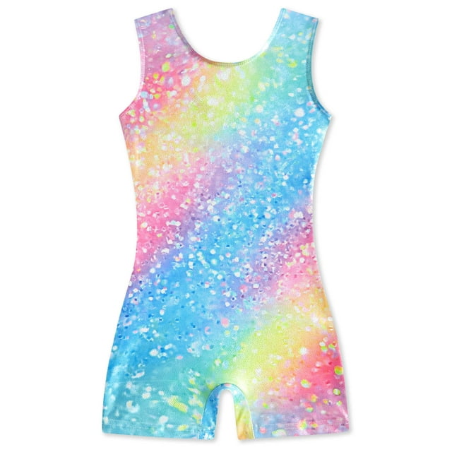 Youmei Girls Gymnastics Leotards Toddler Unitard Biketard Clothes Cute ...