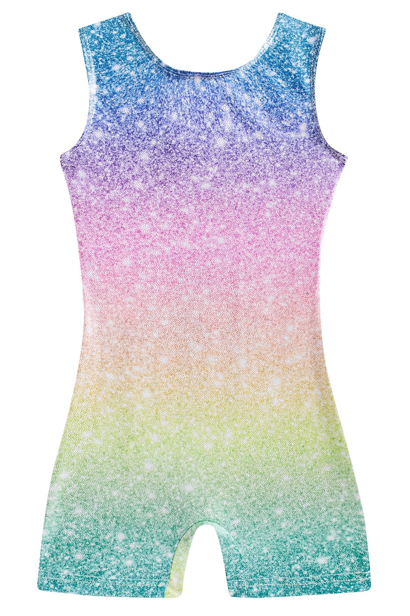 Aideaone Girls Gymnastics Leotards, Toddler Unitard Biketard, Dance ...