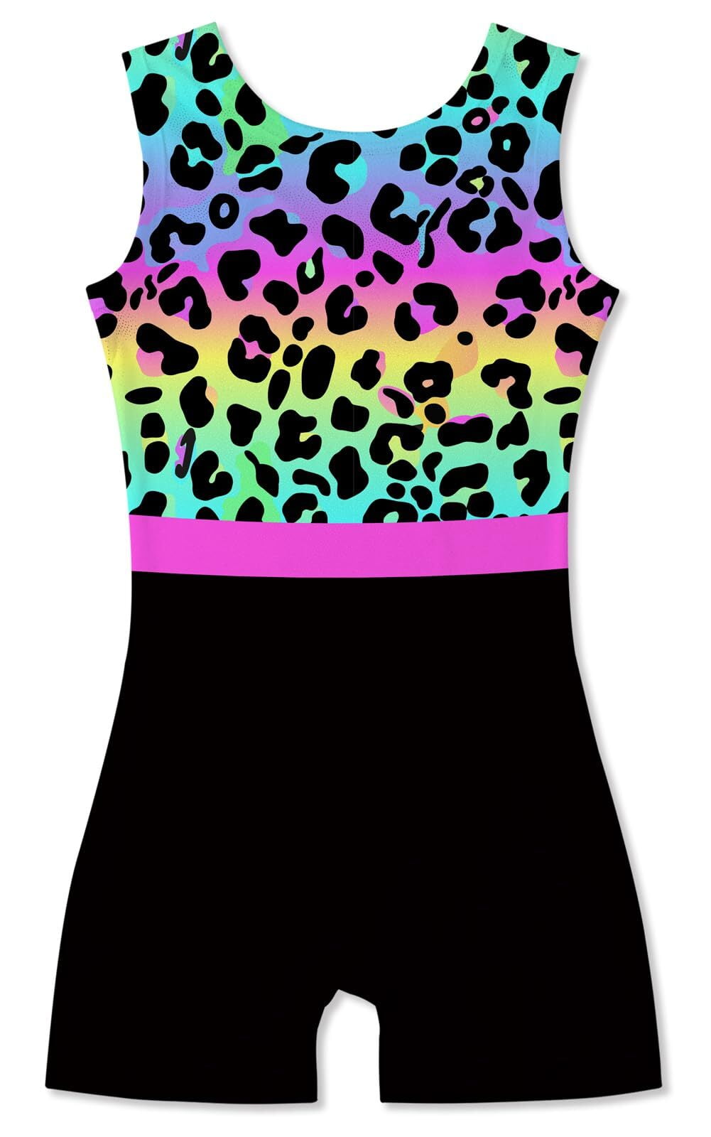 Aideaone Gymnastics Leotards for Girls Leopard Toddler Sparkle Dance ...