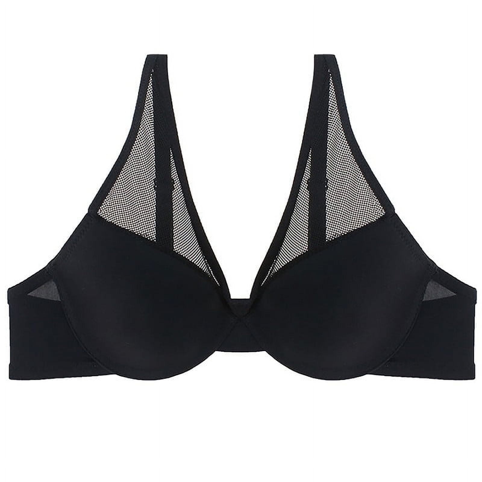 Youmita Women's High Apex Mesh Push Up Underwire Bra - Walmart.com