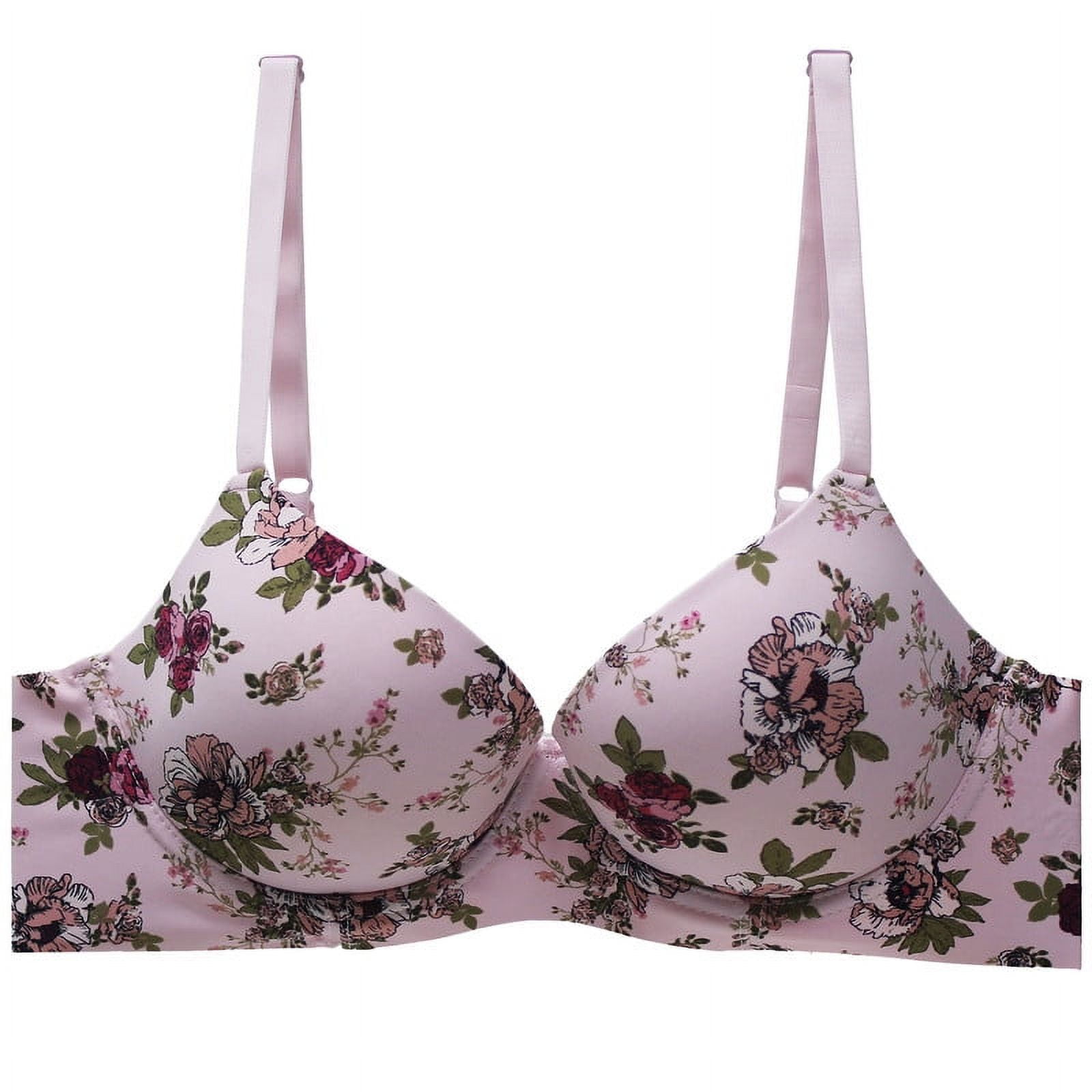 Youmita Women's Laser cut Push Up Bra with underwire, Sizes 32B to 40C ...