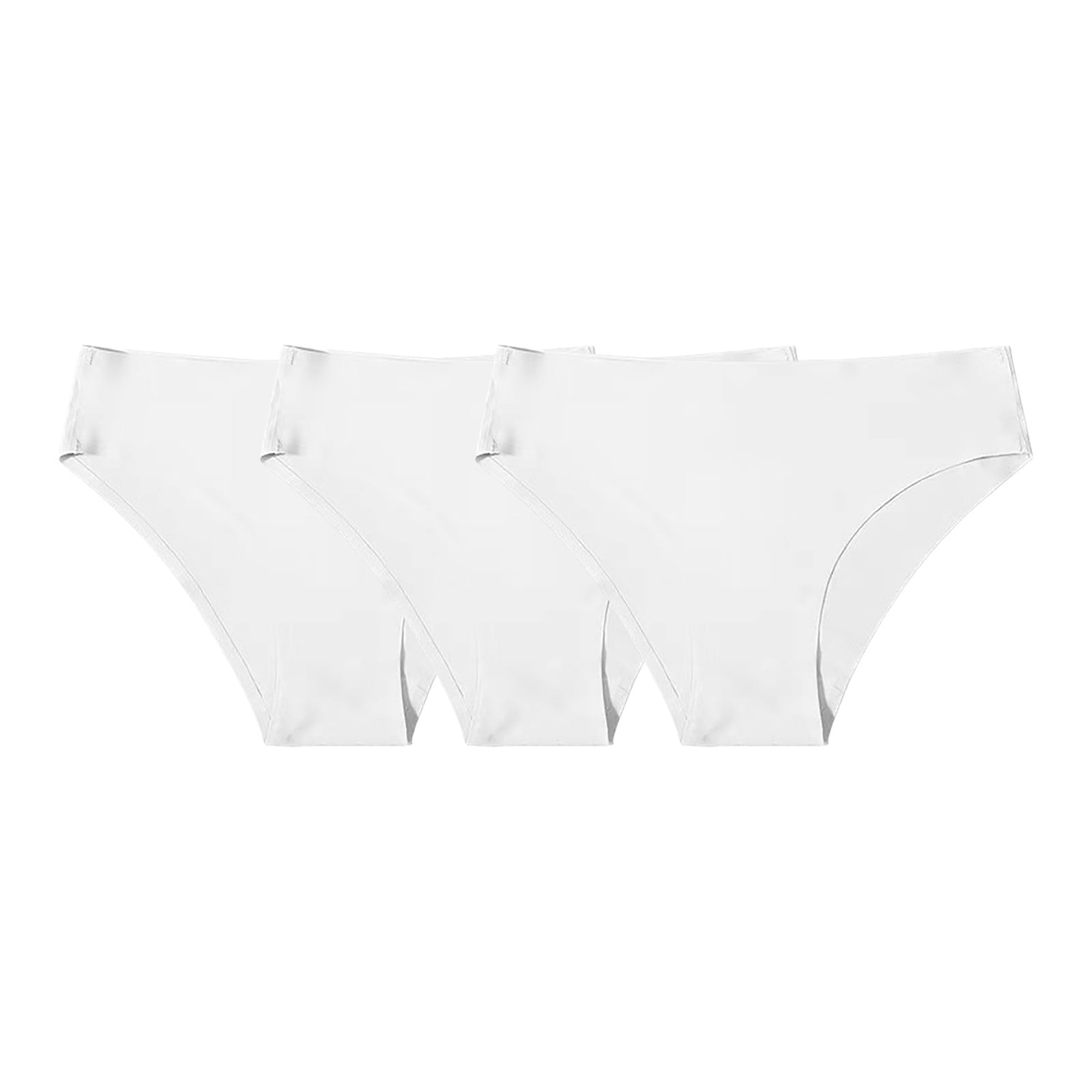 Youmylove 3-Pack Women Solid Color Sports Casual Seamless Brazilian ...