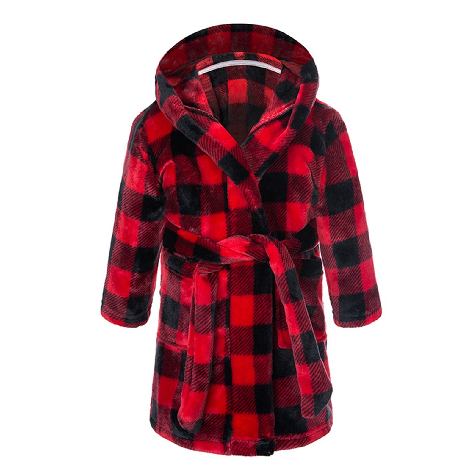 Youmylove Boys Robe Hooded Boys Bathrobe Baby Boys Girls Hooded Warm ...