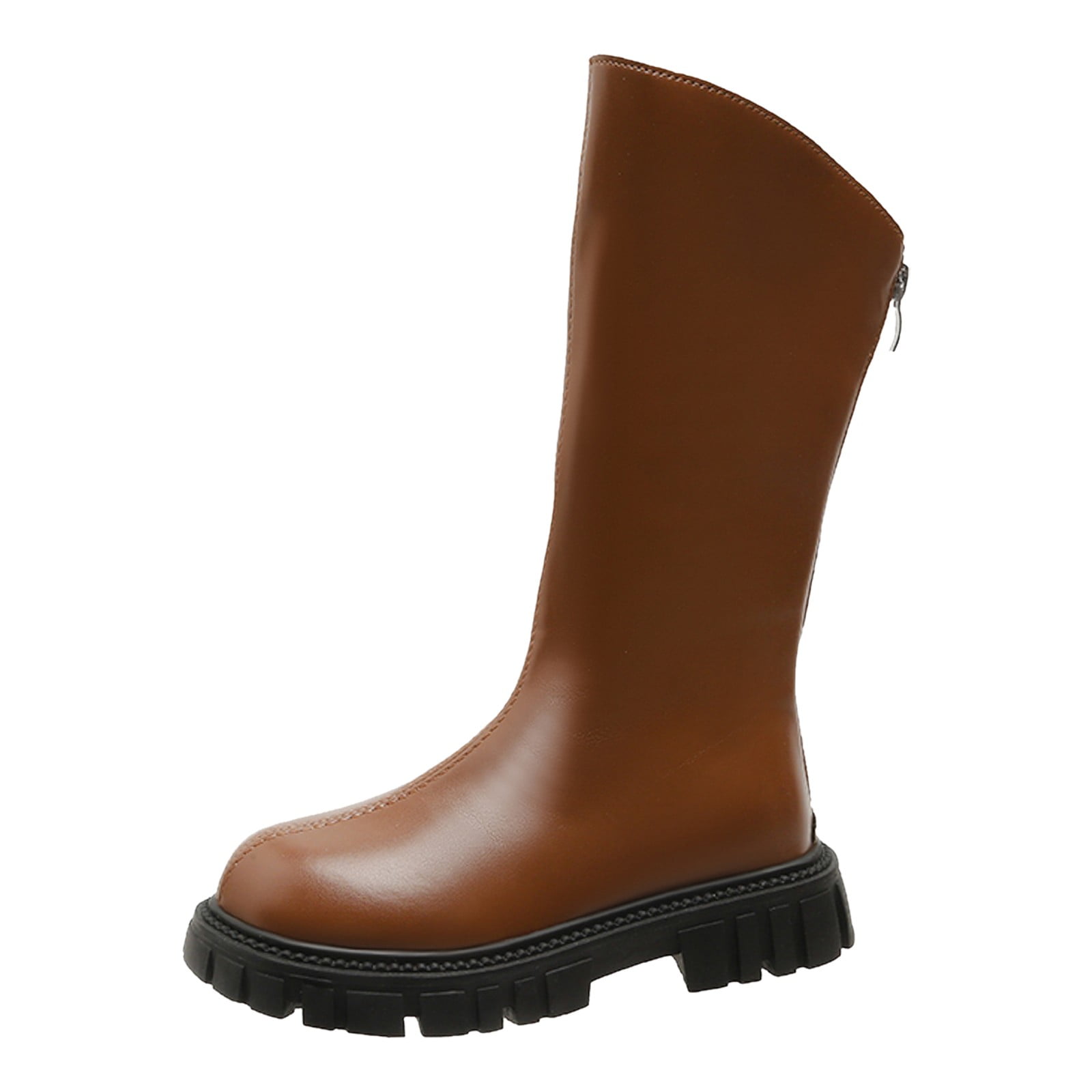 Youmylove Children Shoes Tick Heel Flat Boots Fashion Winter Outdoor ...