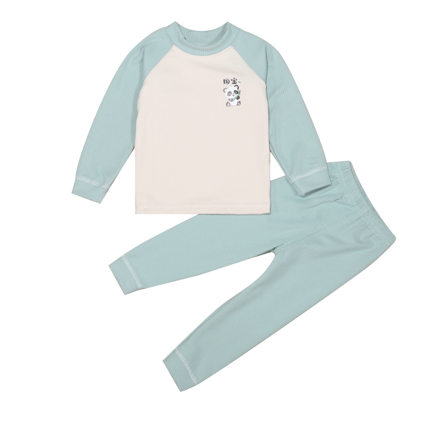 Youmylove Children's Warm Set Boys And Girls Baby Homewear Cartoon ...