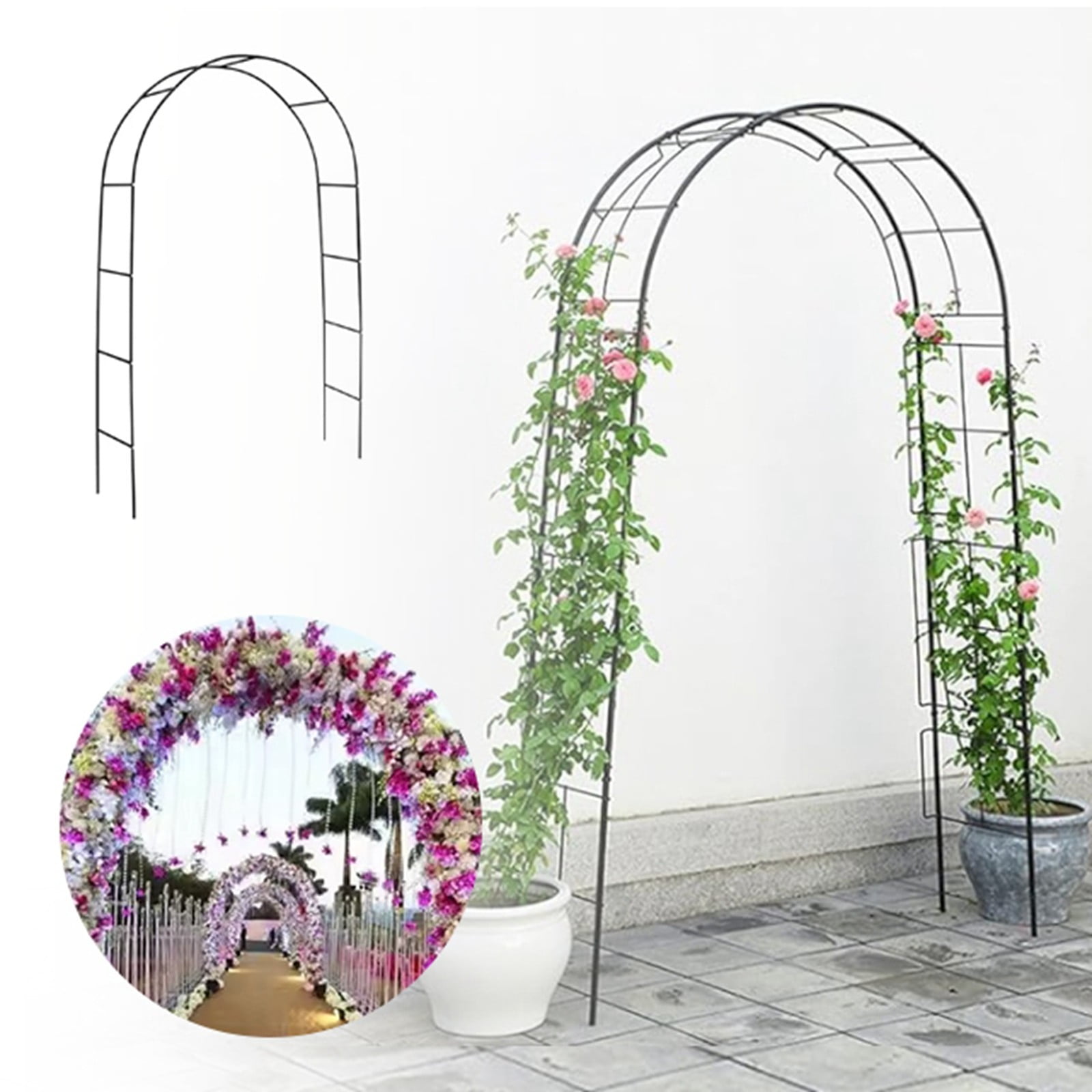 Youmylove Decorative Metal Garden Arbor Wedding Arch Arbor Party ...